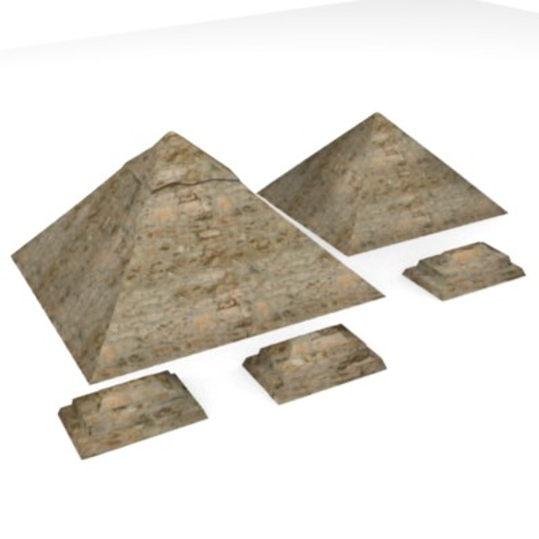 Egyptian Buildings 3d Model
