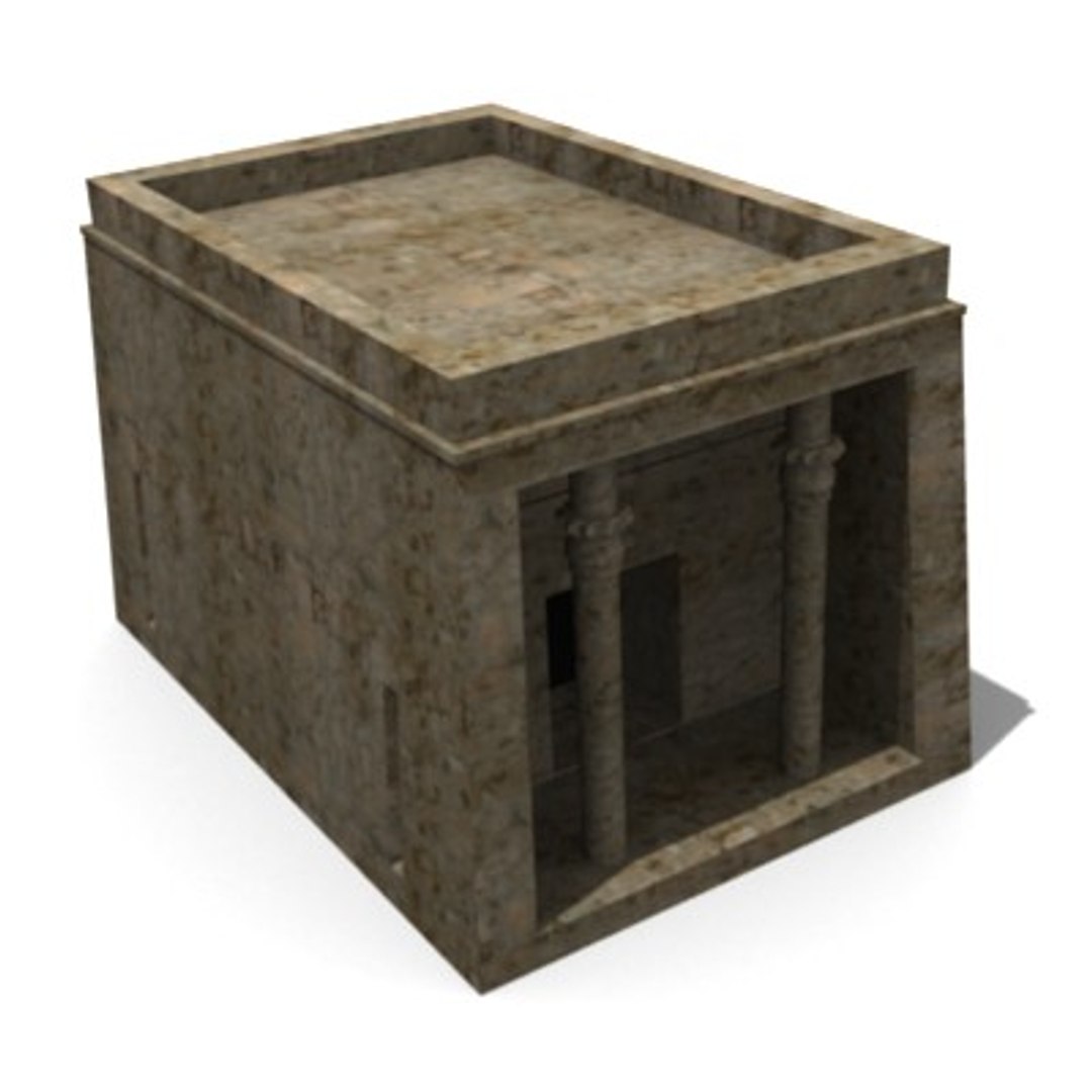 Egyptian Buildings 3d Model