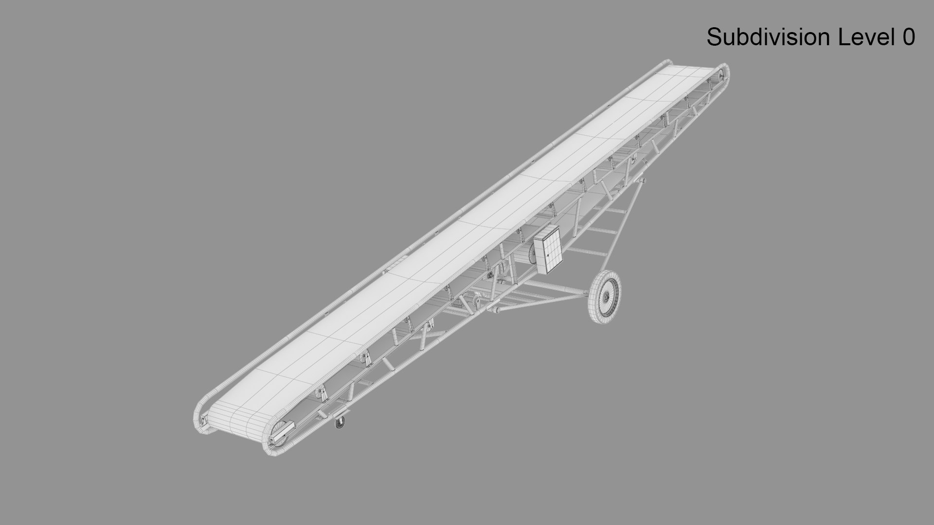 3D Belt Conveyor - TurboSquid 1943871
