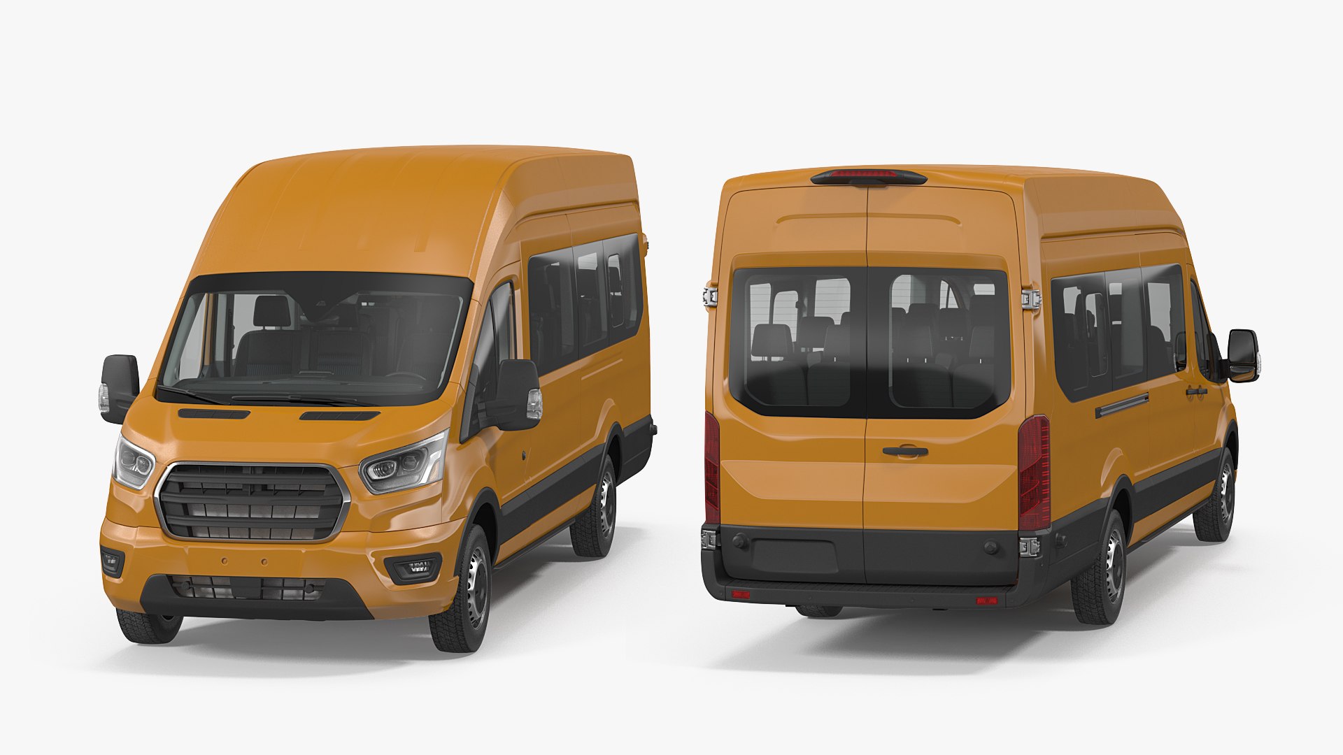 3D Passenger Van Model - TurboSquid 1551865
