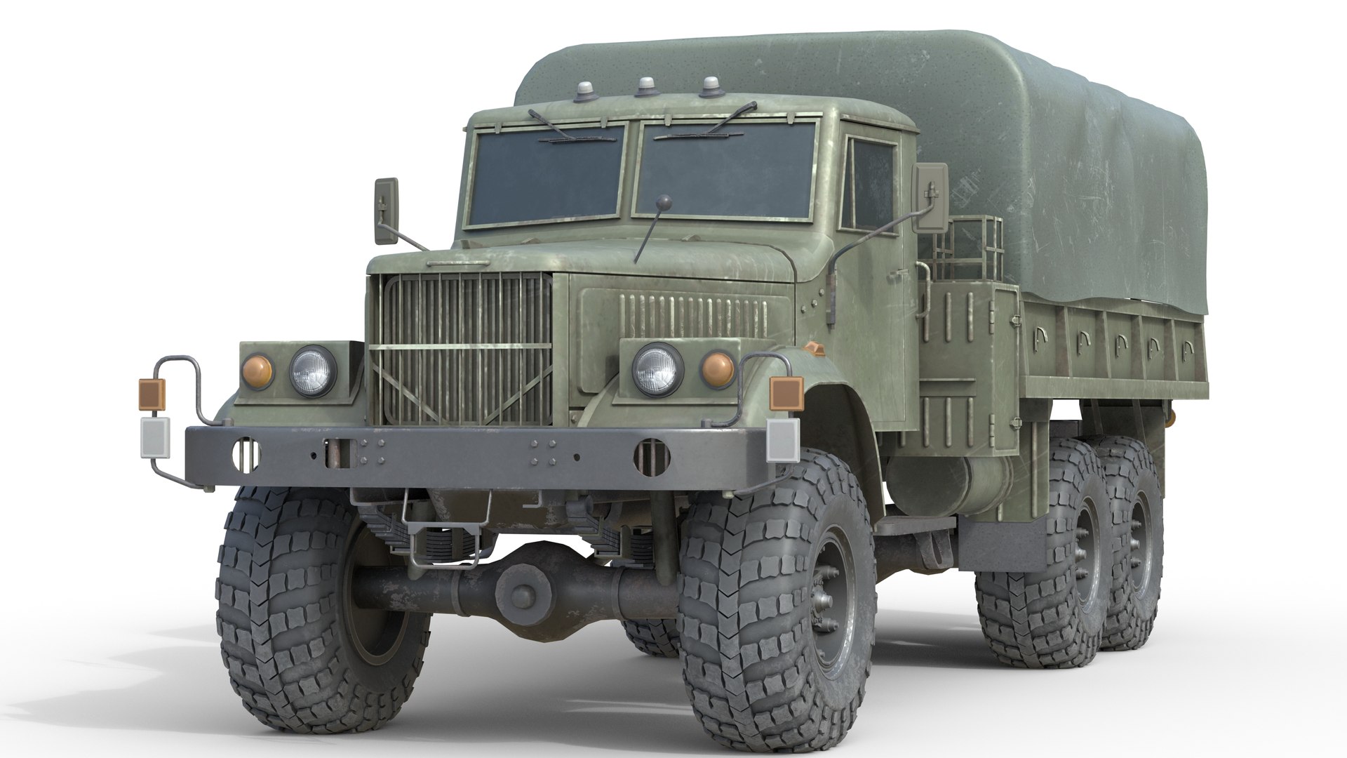 Kraz 255 Ukrainian Truck 3D Model - TurboSquid 2292814
