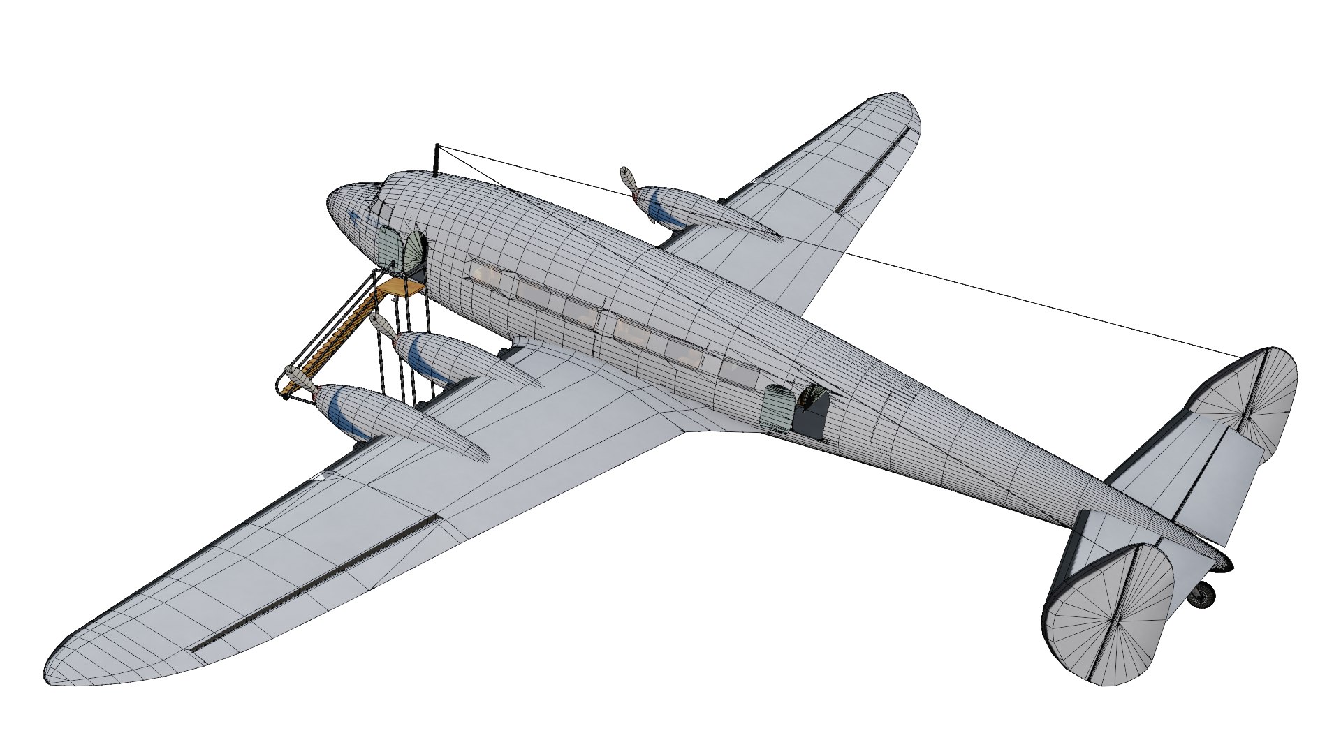 3D DE Havilland DH 91 Albatross Model - TurboSquid 2351198