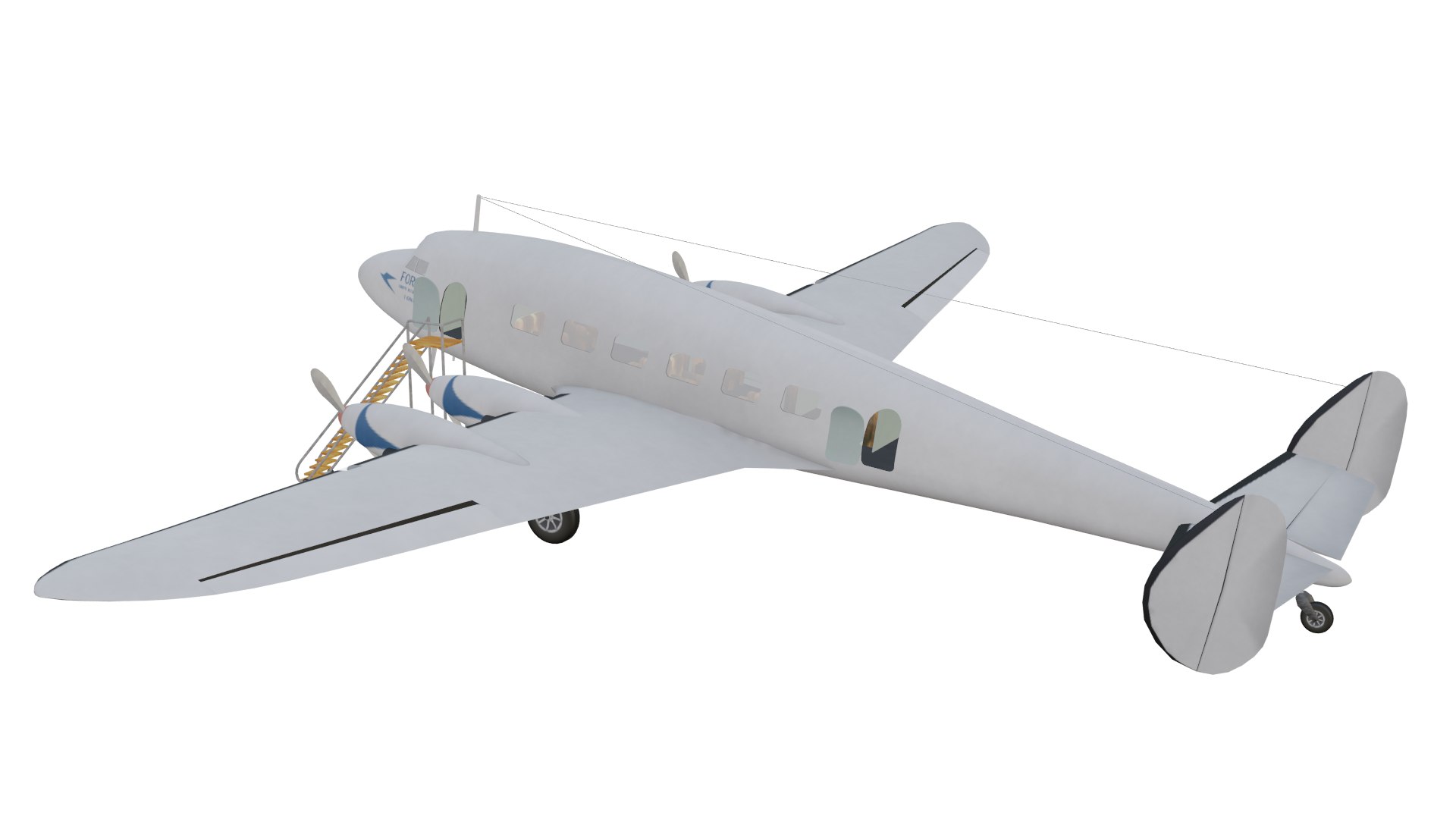 3D DE Havilland DH 91 Albatross Model - TurboSquid 2351198