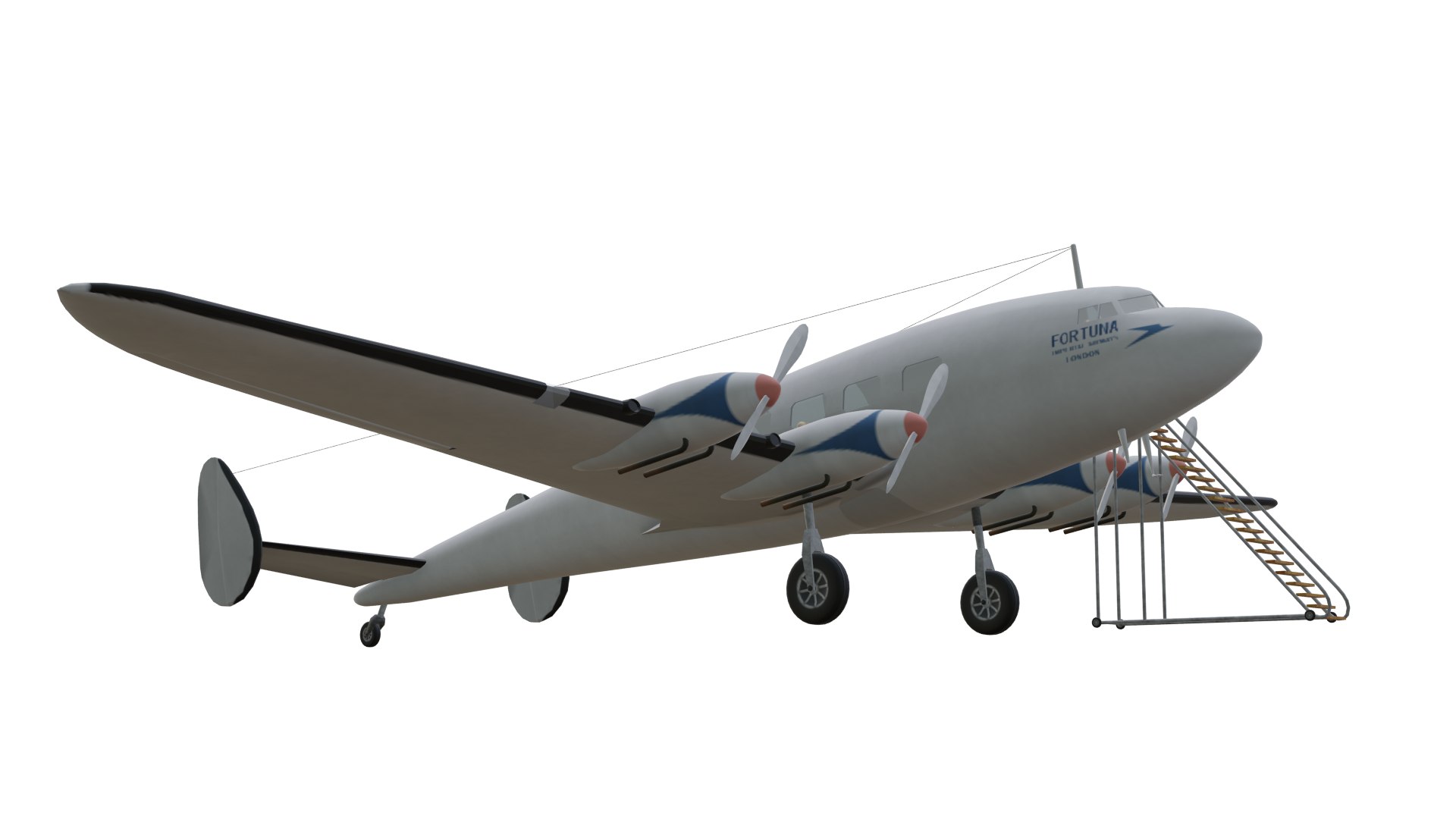 3D DE Havilland DH 91 Albatross Model - TurboSquid 2351198