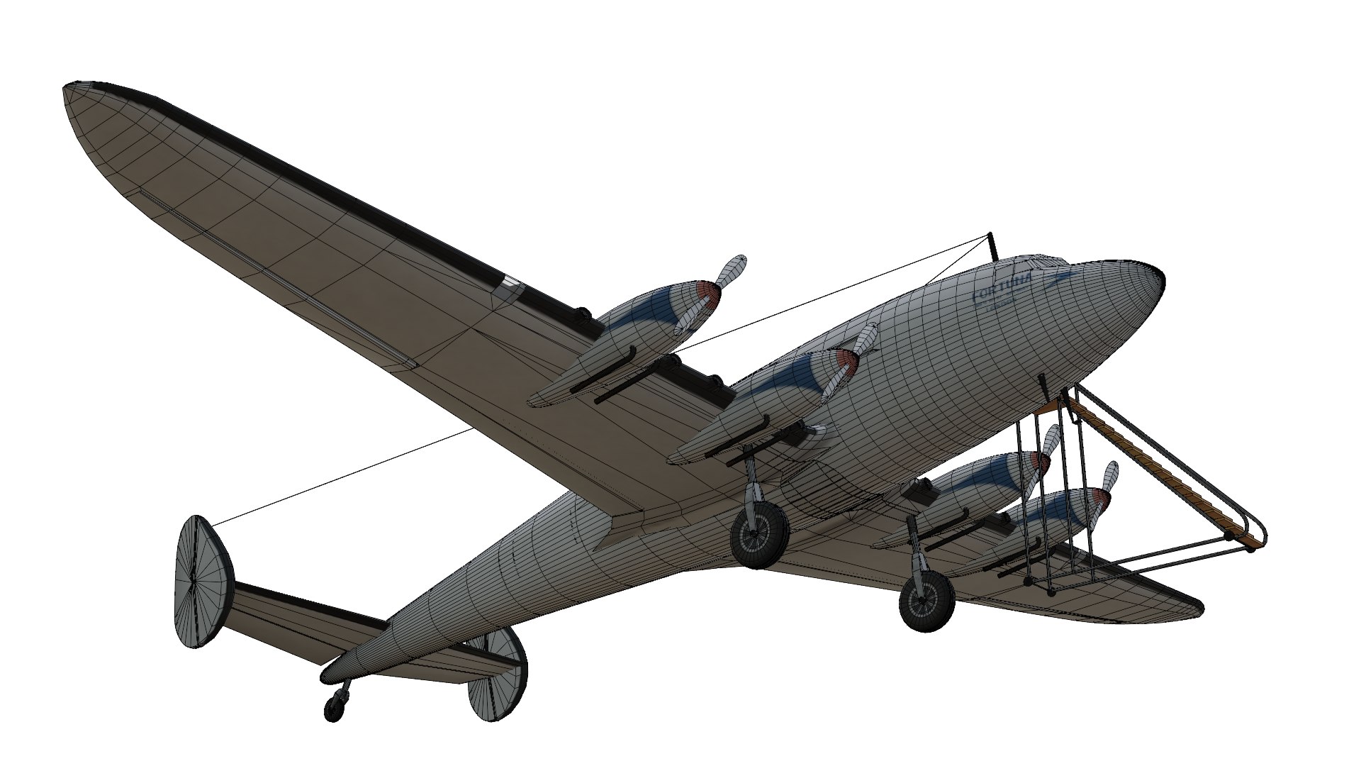 3D DE Havilland DH 91 Albatross Model - TurboSquid 2351198