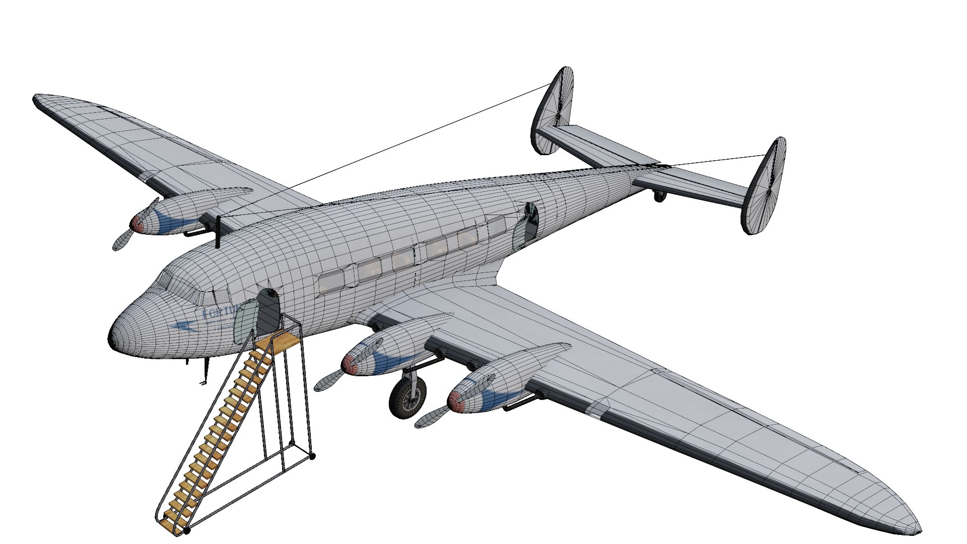 3D DE Havilland DH 91 Albatross Model - TurboSquid 2351198