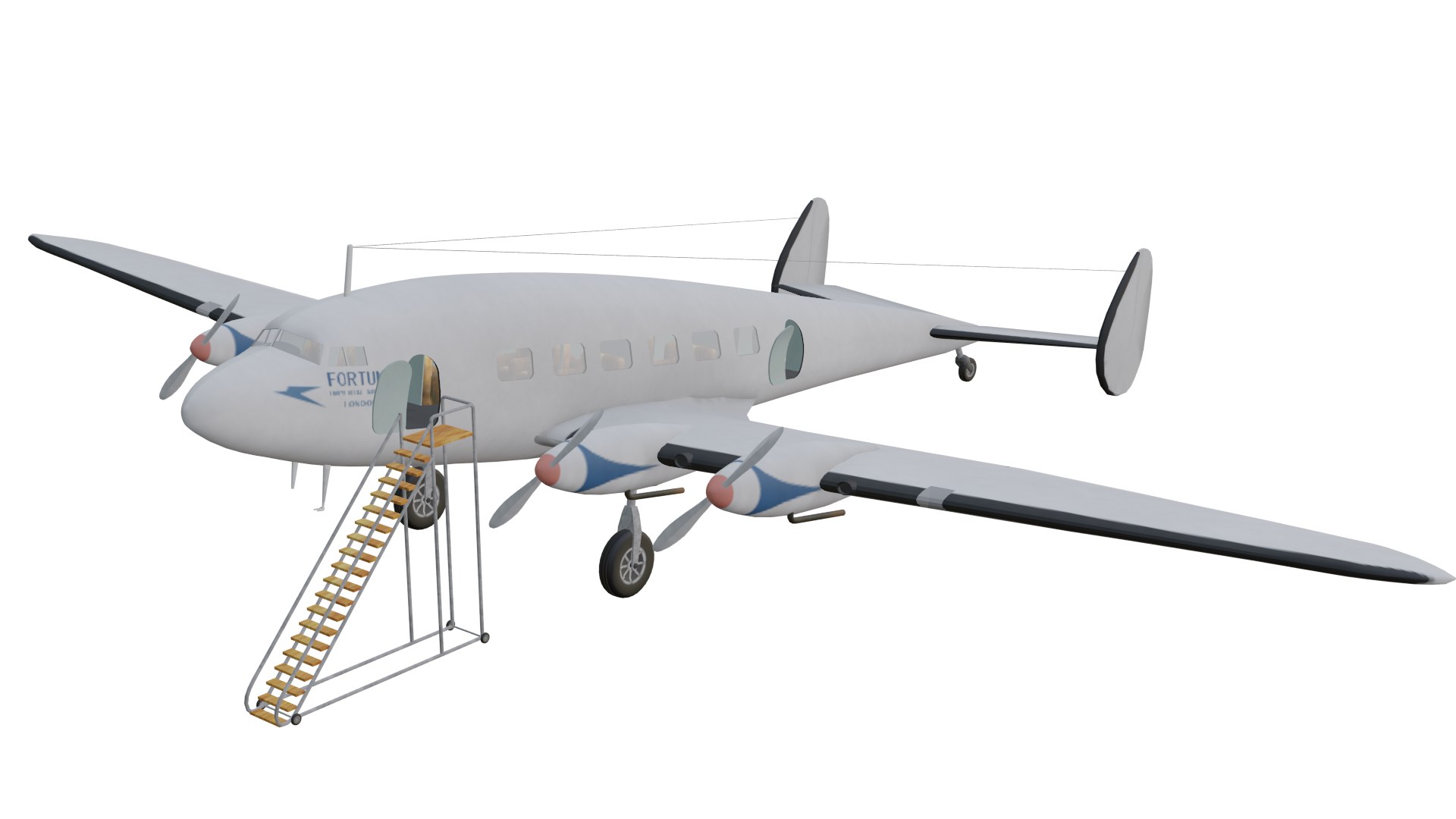 3D DE Havilland DH 91 Albatross Model - TurboSquid 2351198