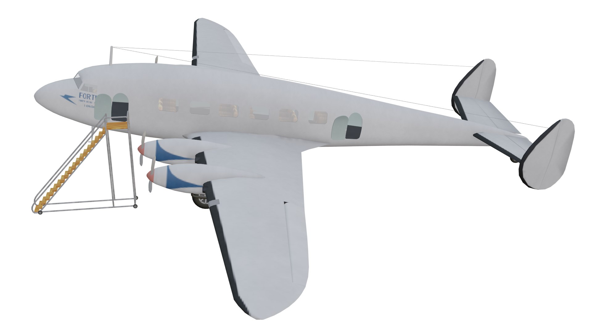 3D DE Havilland DH 91 Albatross Model - TurboSquid 2351198