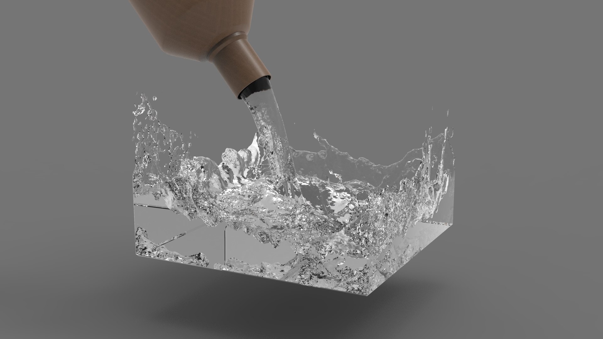 3D Water Simulation Bottle Model - TurboSquid 1999056