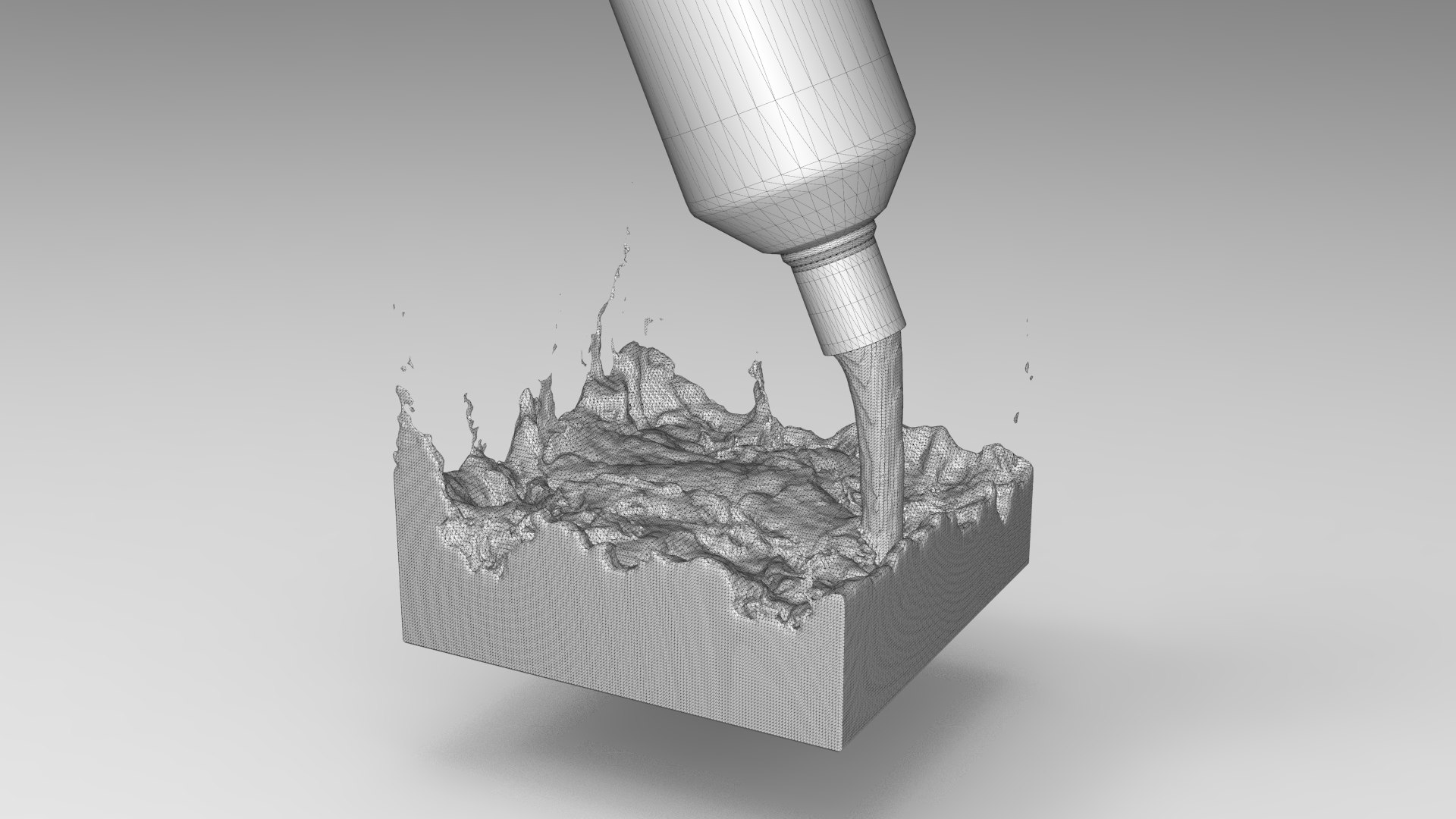 3D Water Simulation Bottle Model - TurboSquid 1999056