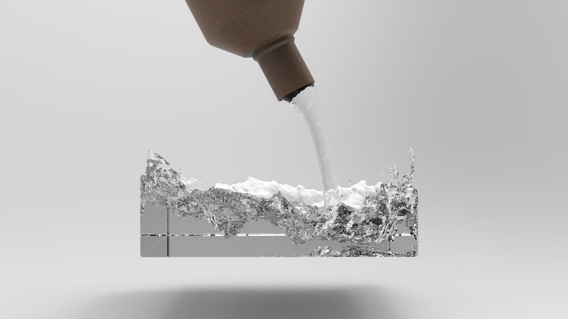 3D Water Simulation Bottle Model - TurboSquid 1999056