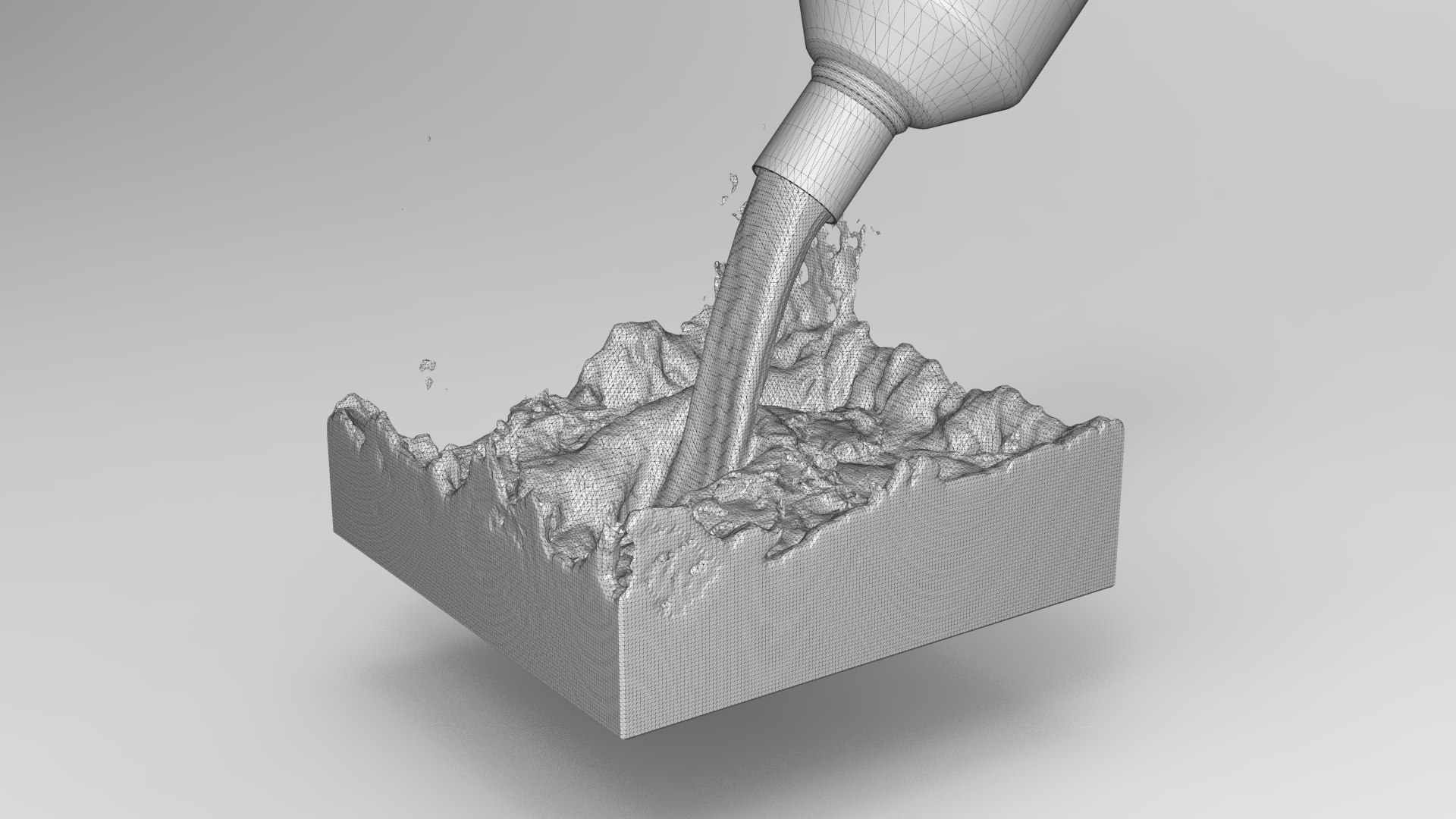 3D Water Simulation Bottle Model - TurboSquid 1999056