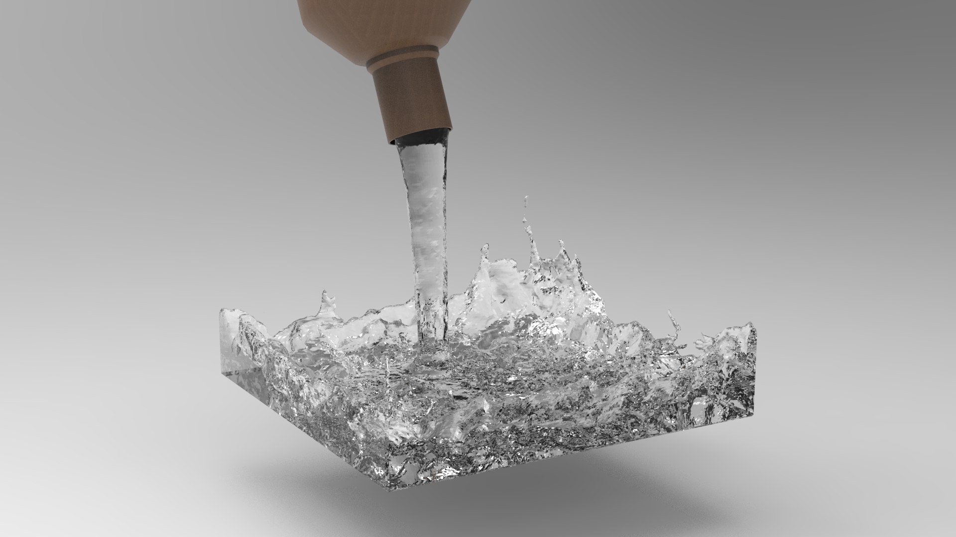 3D Water Simulation Bottle Model - TurboSquid 1999056