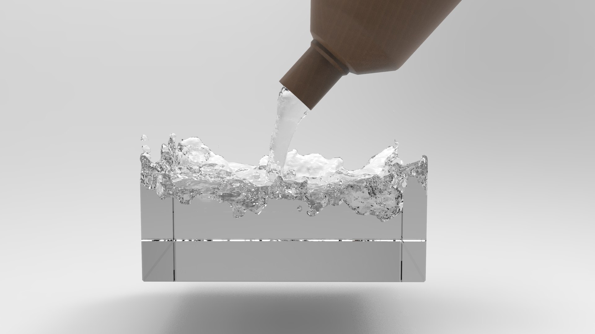 3D Water Simulation Bottle Model - TurboSquid 1999056