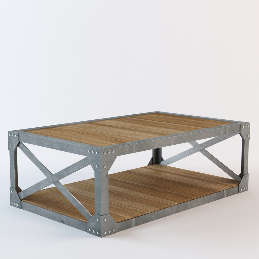 Scaffolding Coffee Table 3d Model