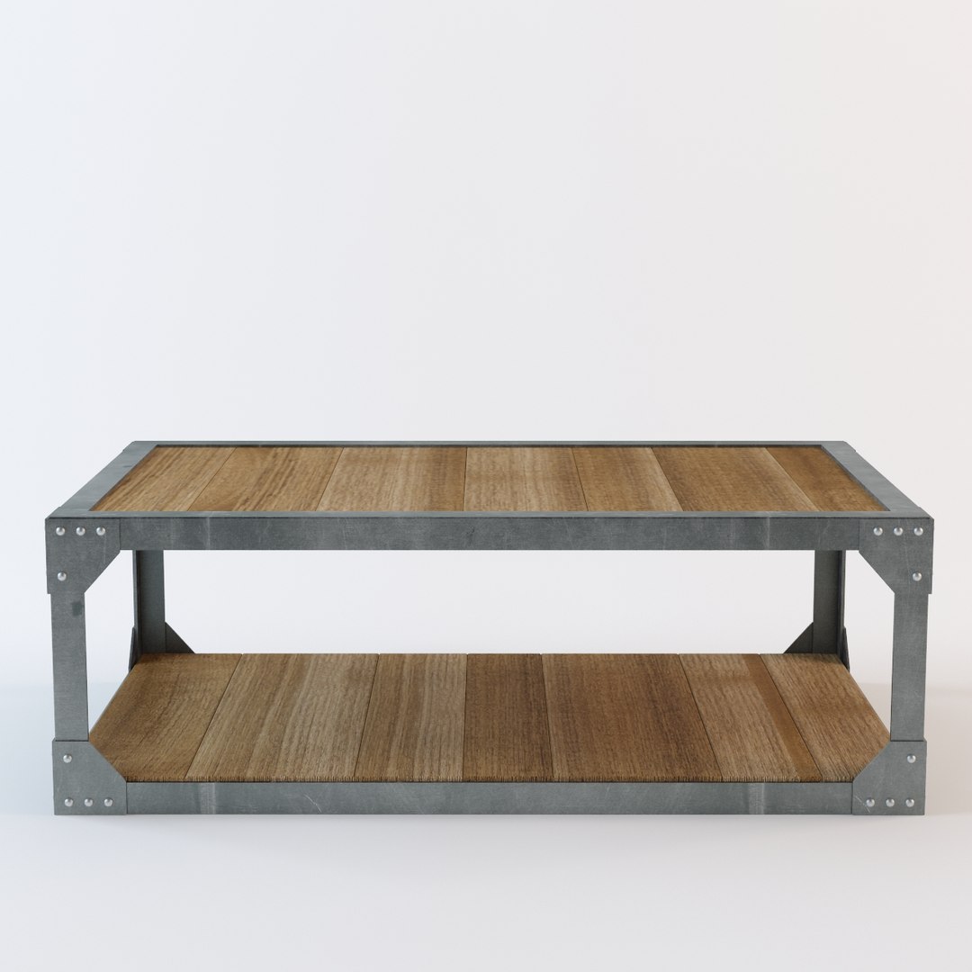 Scaffolding Coffee Table 3d Model
