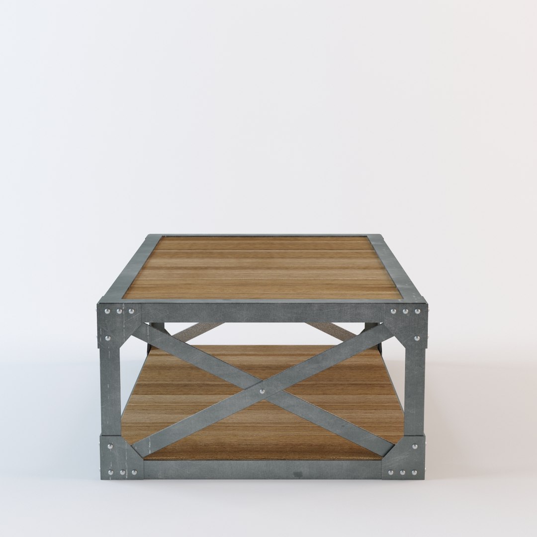 Scaffolding Coffee Table 3d Model