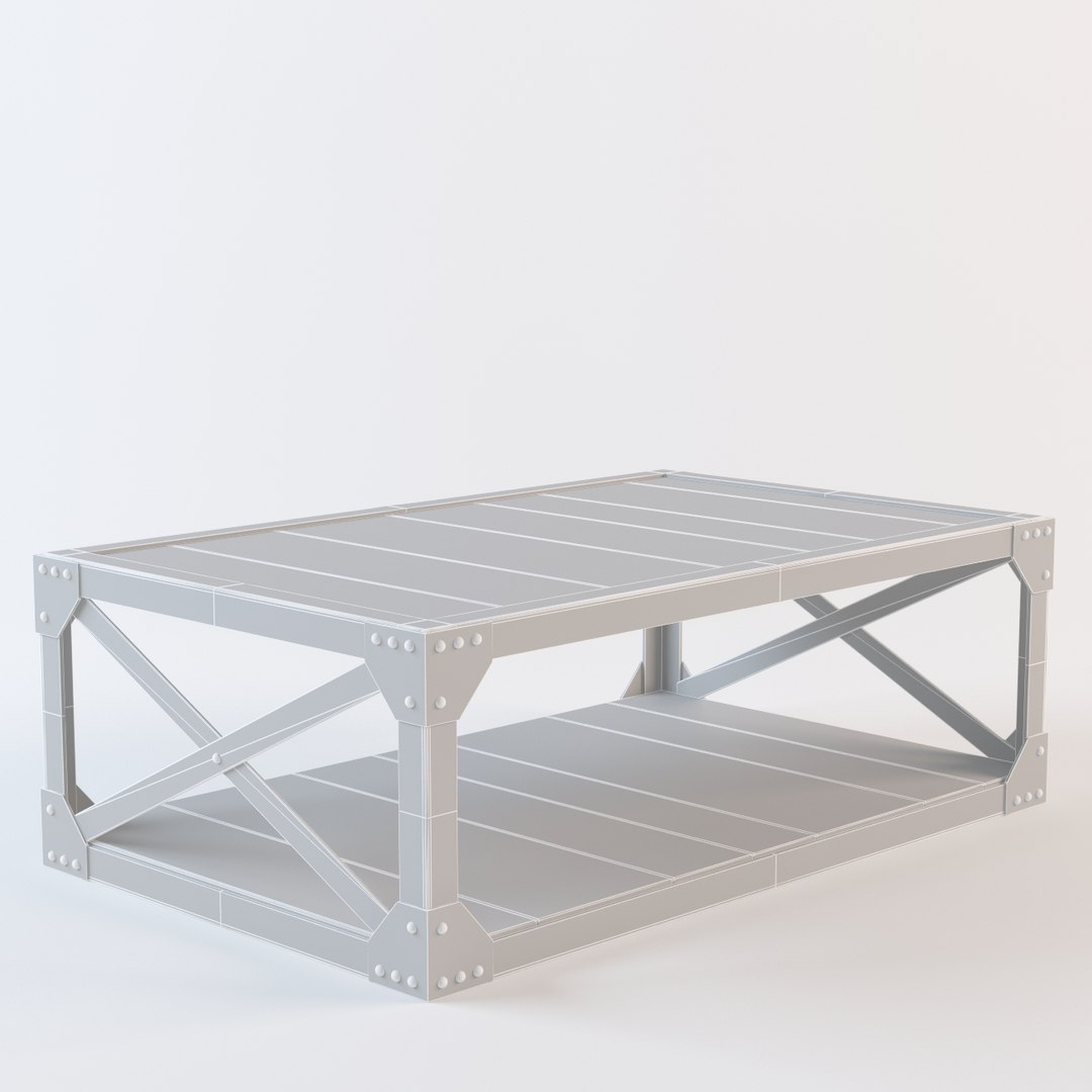Scaffolding Coffee Table 3d Model