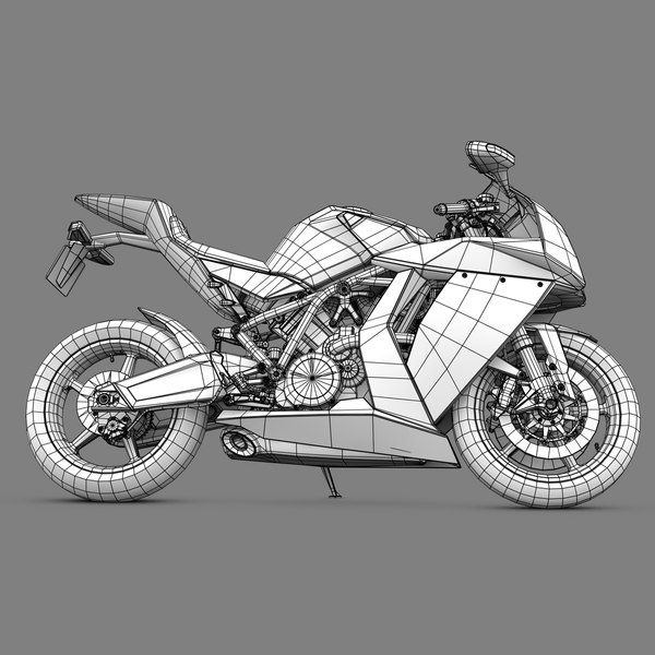 ktm rc8 super 3d c4d