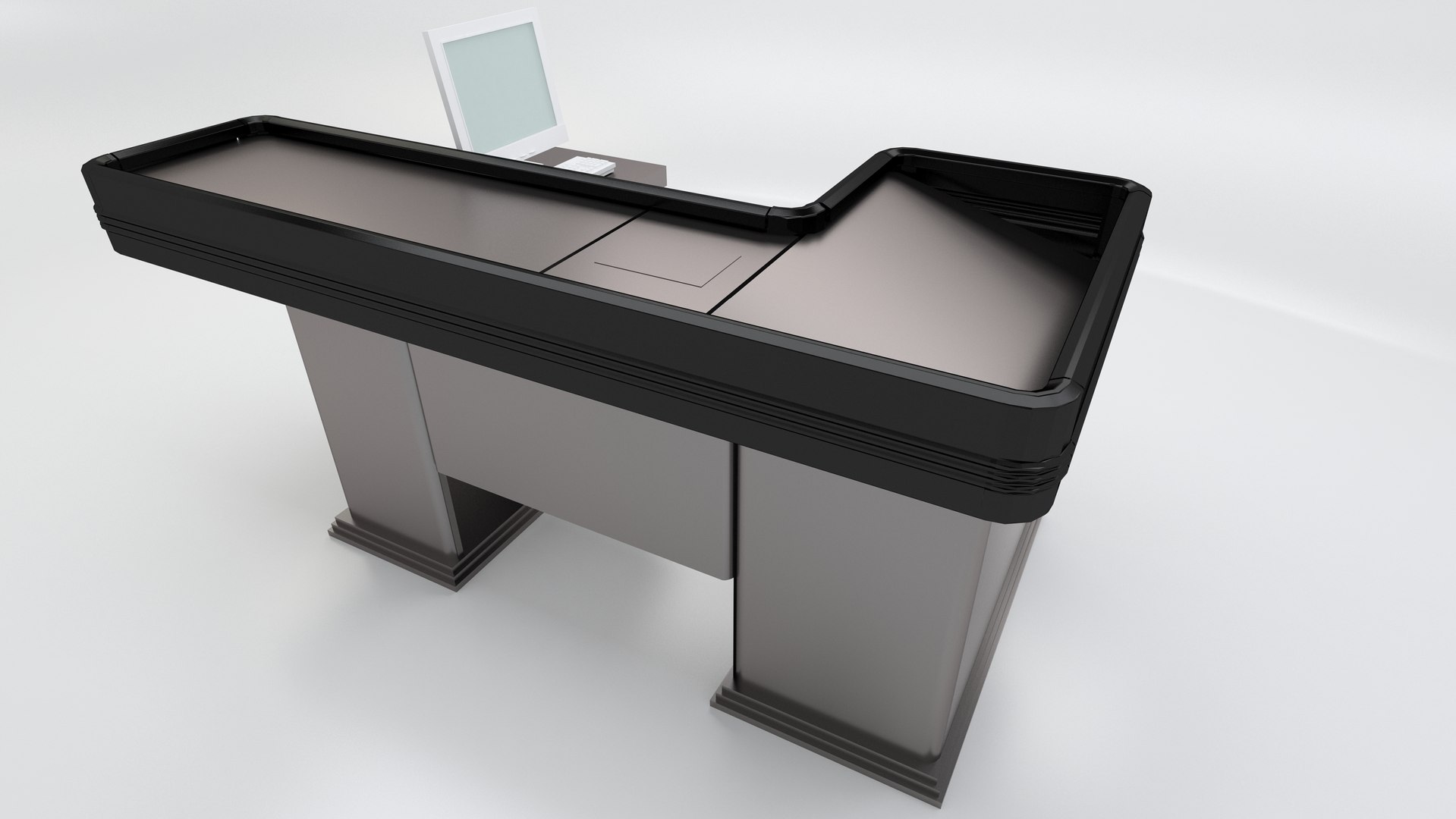 Market Checkout Counter 3d Model Turbosquid 2144933 