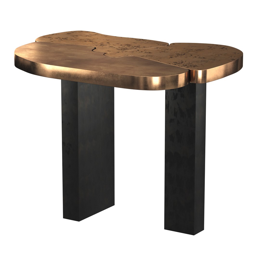 3D Meander Rubble Side Table - TurboSquid 2154757