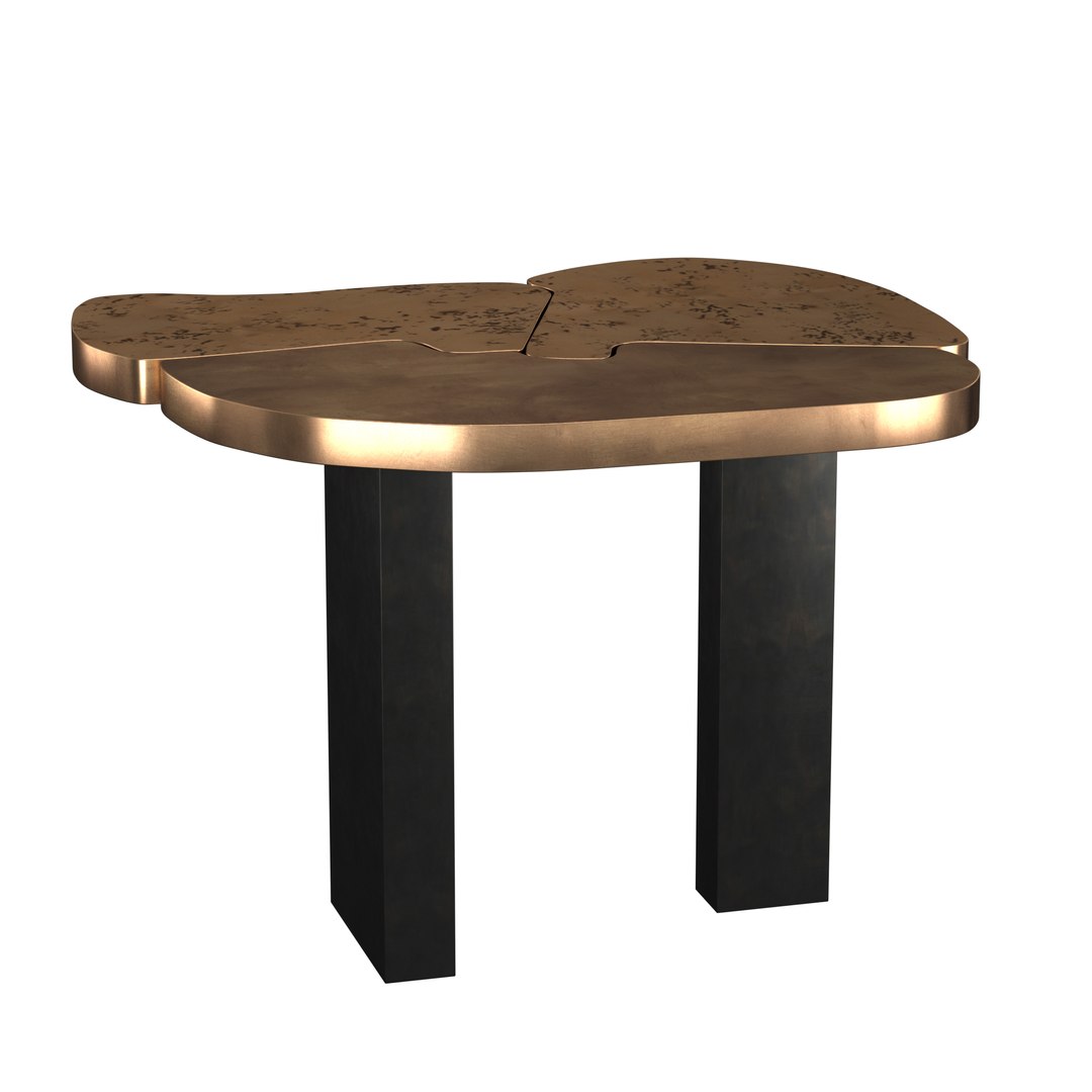 3D Meander Rubble Side Table - TurboSquid 2154757