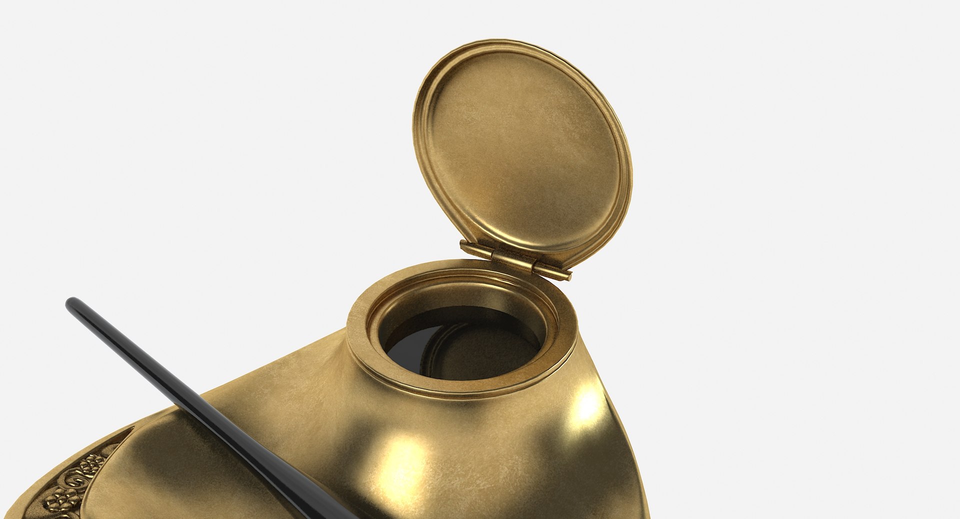 3d Model Ink Stand Inkstand