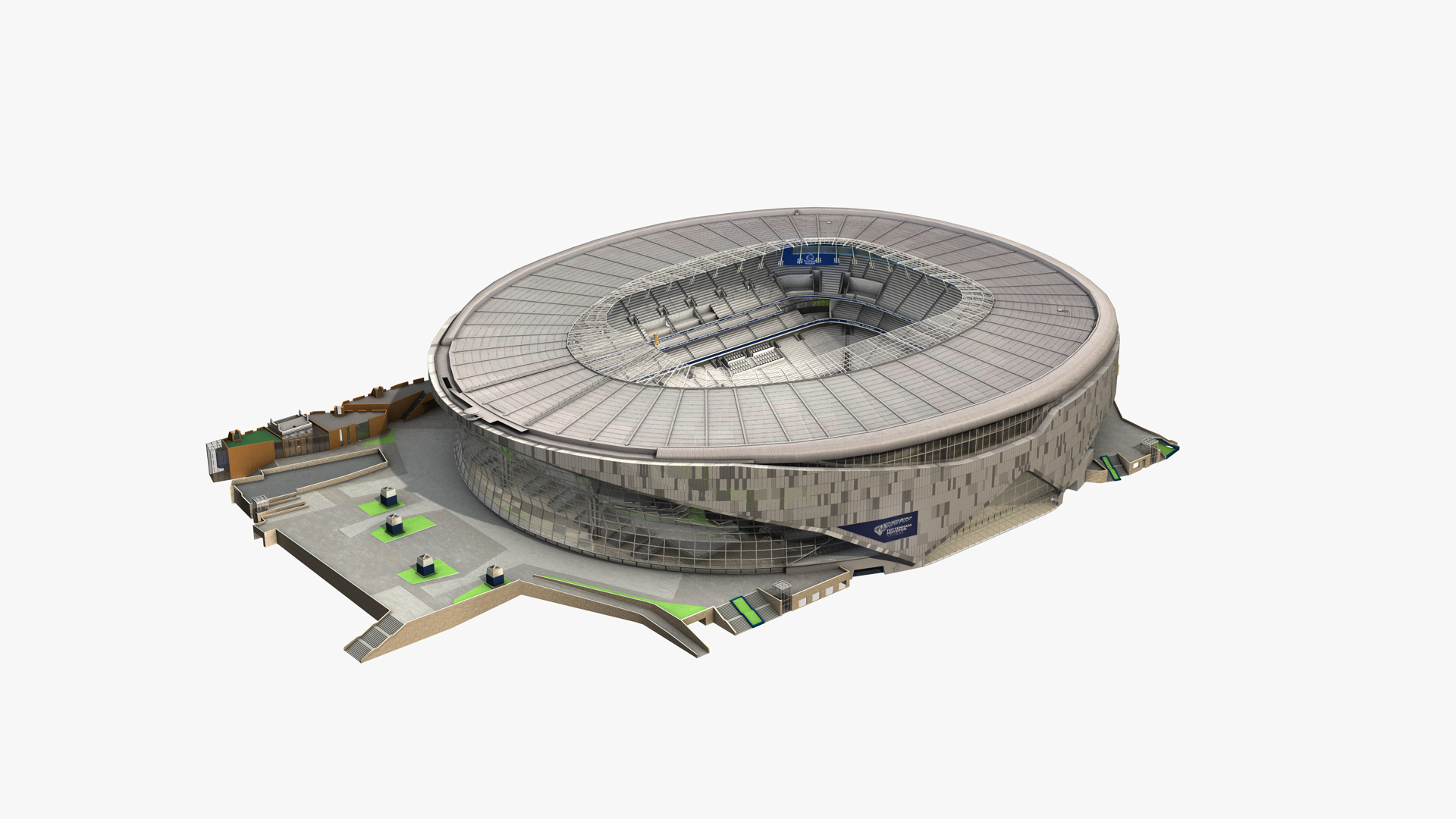 Tottenham Hotspurs Stadium Complete - No Seats 3D Model - TurboSquid ...