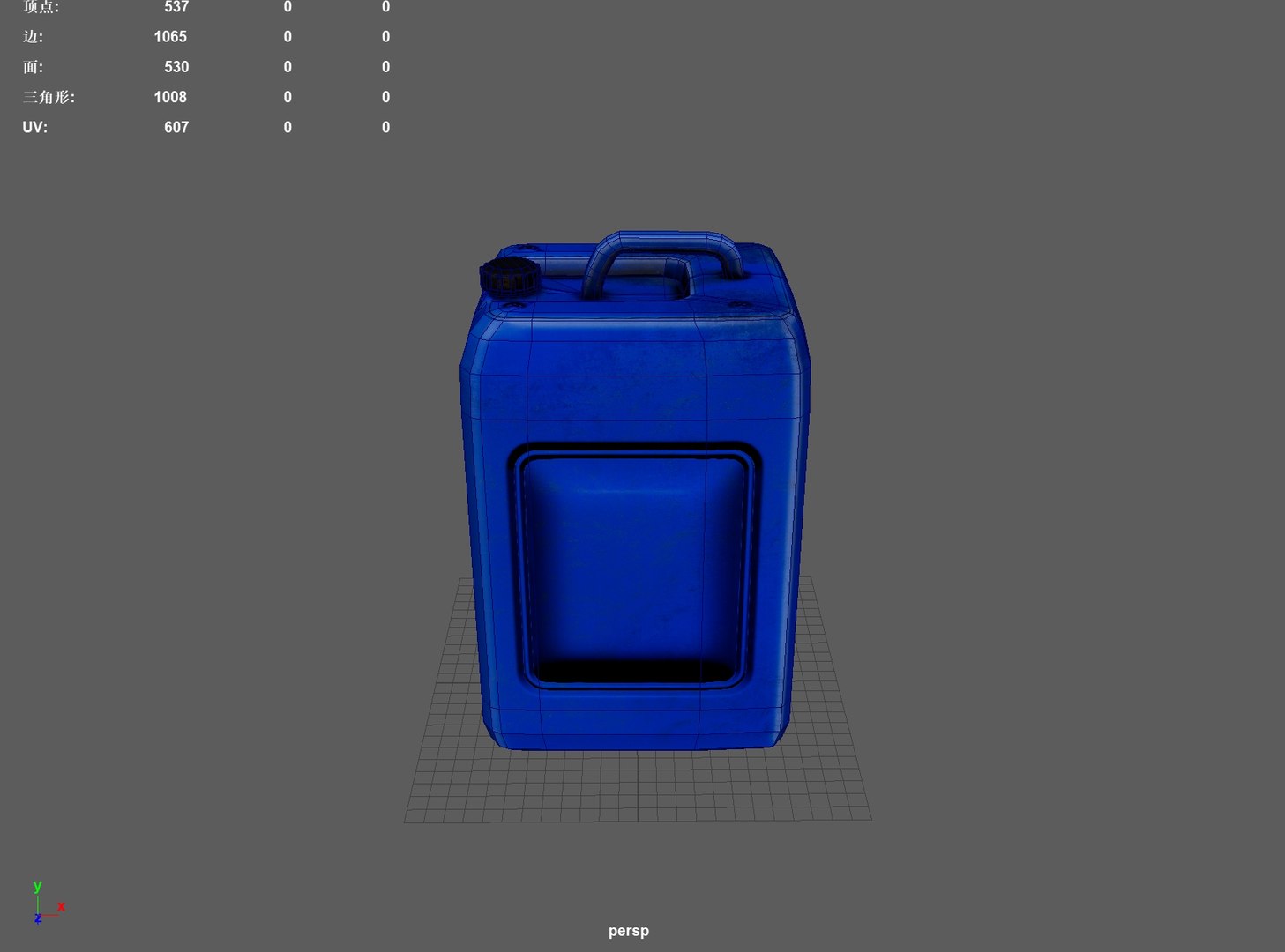 3D Plastic Water Gallon - TurboSquid 2243009