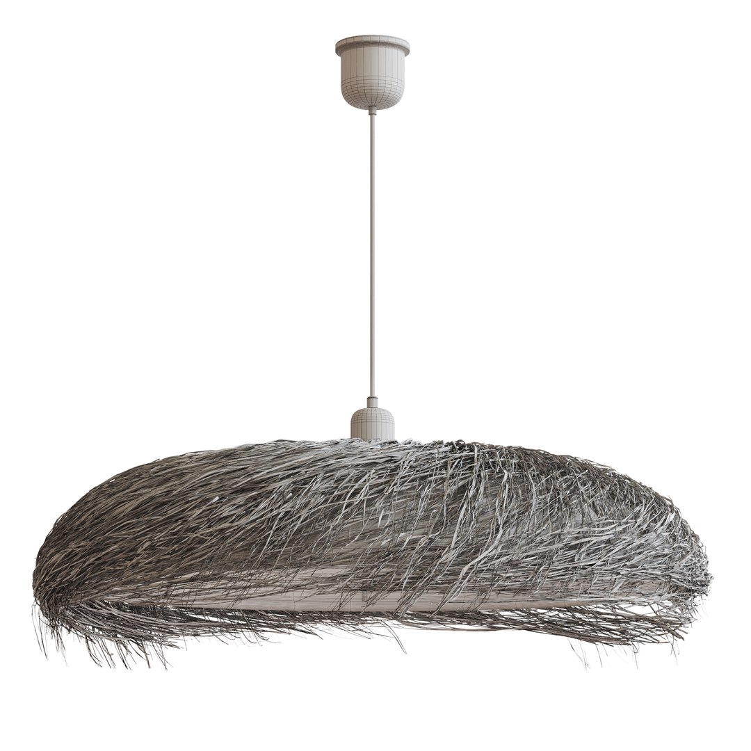 3D Natural Fiber Chandelier Samai La Redoute - TurboSquid 2036322