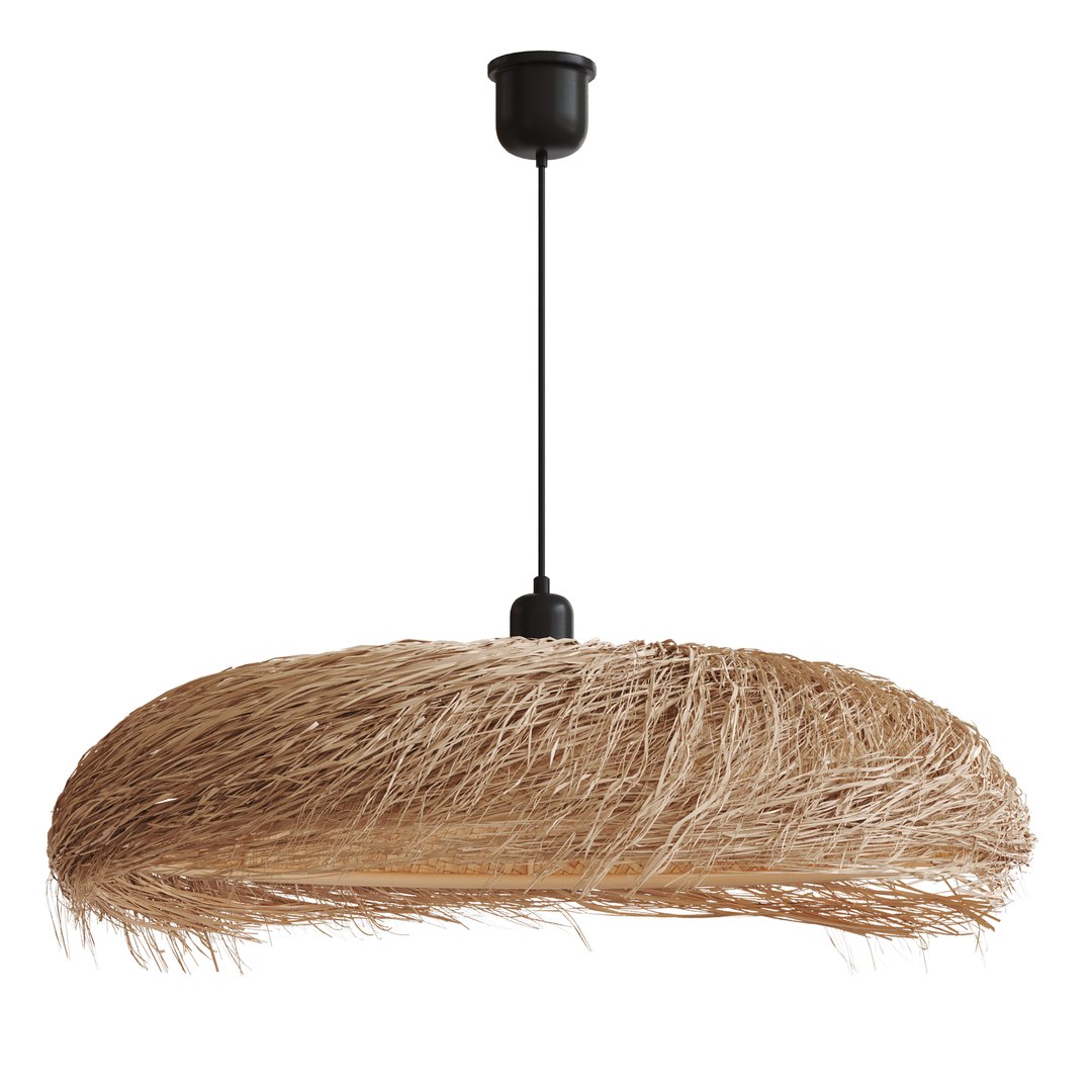 3D Natural Fiber Chandelier Samai La Redoute - TurboSquid 2036322