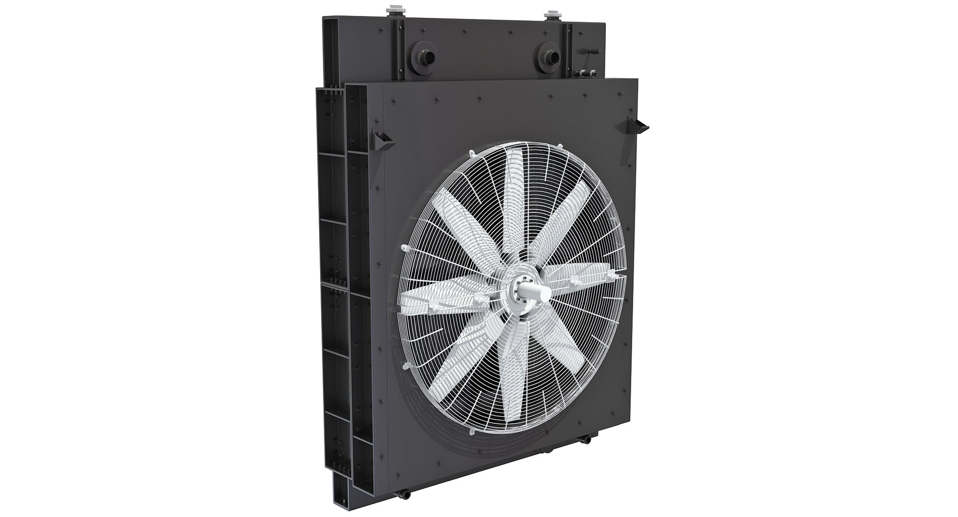 3d Max Engine Cooling Radiator