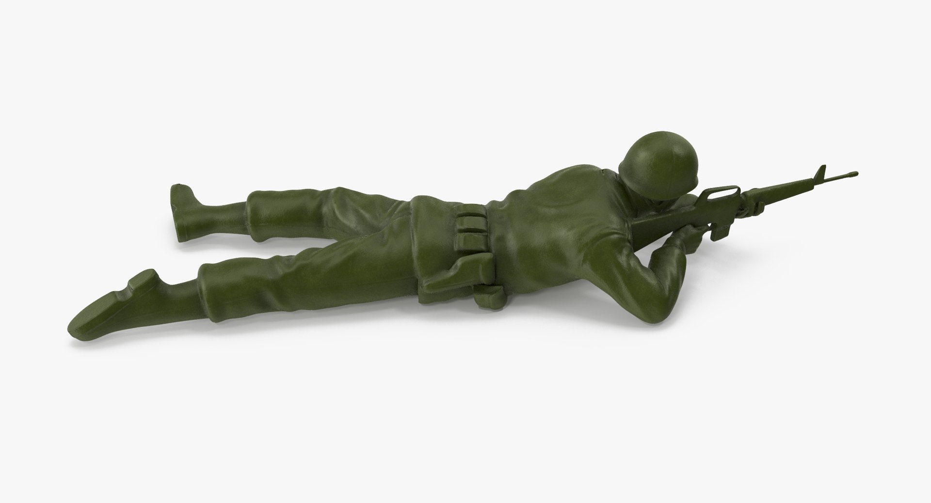 3d 5 plastic toy soldiers model