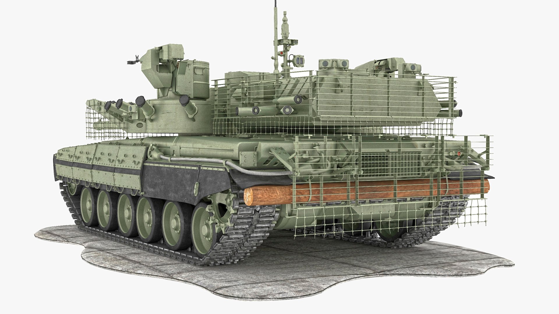 3D T-80BVM BURLAK Main Battle Tank Model - TurboSquid 2279993