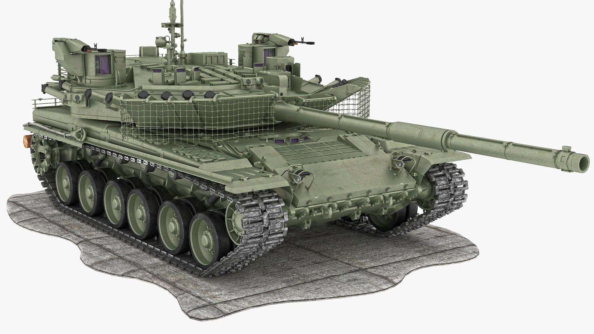 3D T-80BVM BURLAK Main Battle Tank Model - TurboSquid 2279993