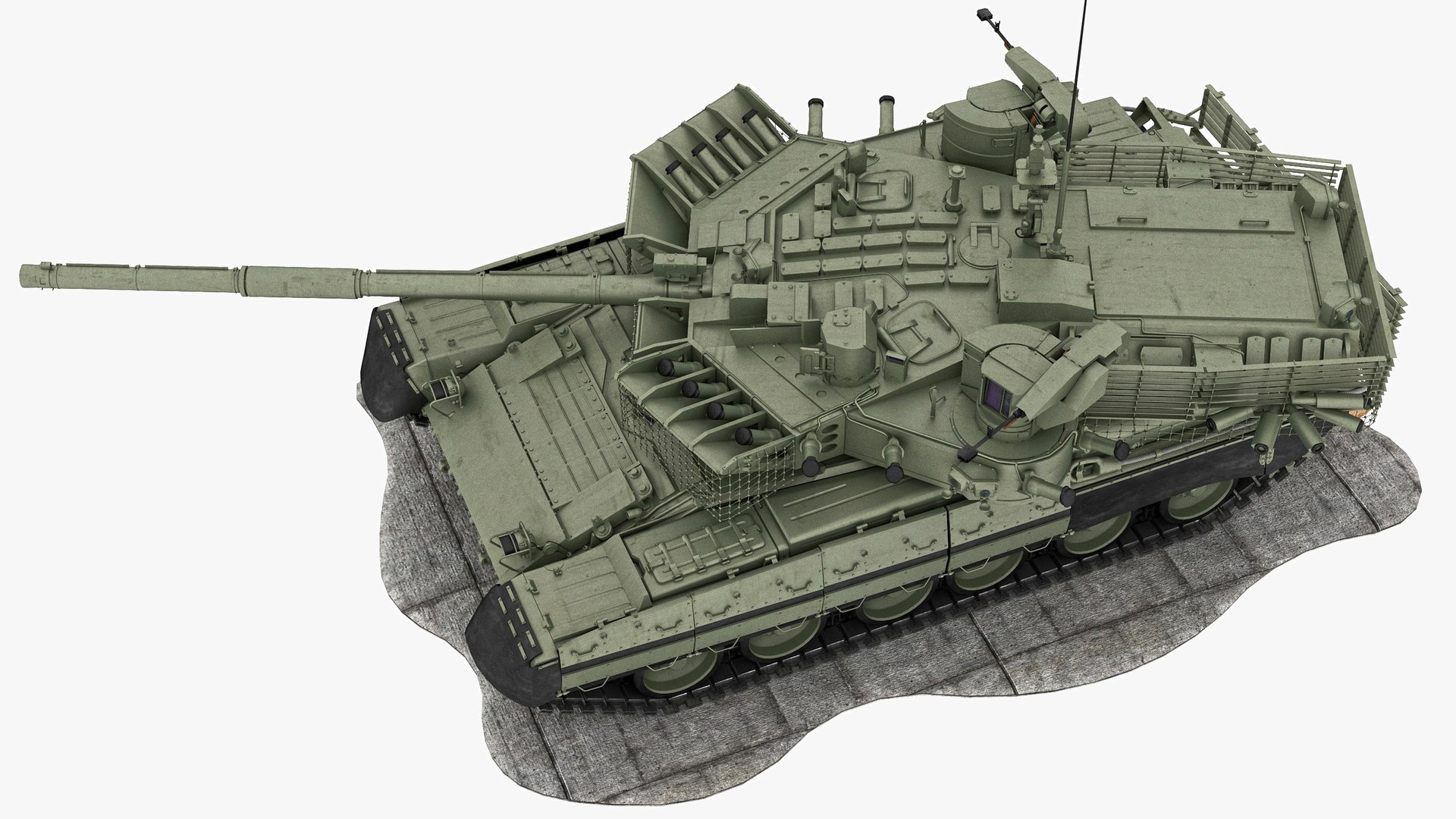 3D T-80BVM BURLAK Main Battle Tank Model - TurboSquid 2279993
