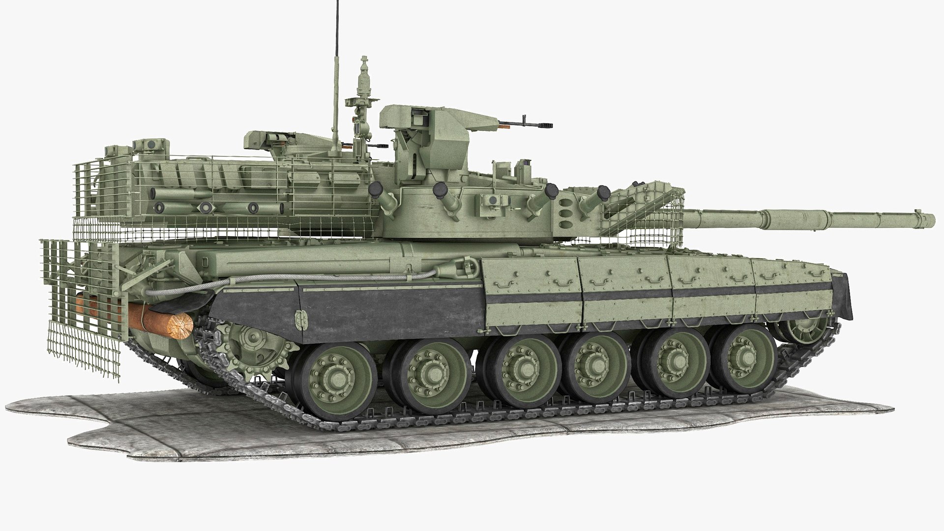 3D T-80BVM BURLAK Main Battle Tank Model - TurboSquid 2279993