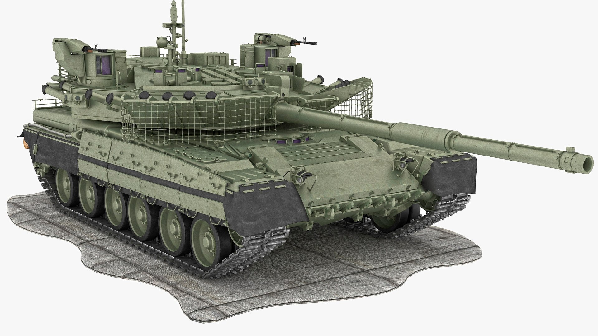 3D T-80BVM BURLAK Main Battle Tank Model - TurboSquid 2279993