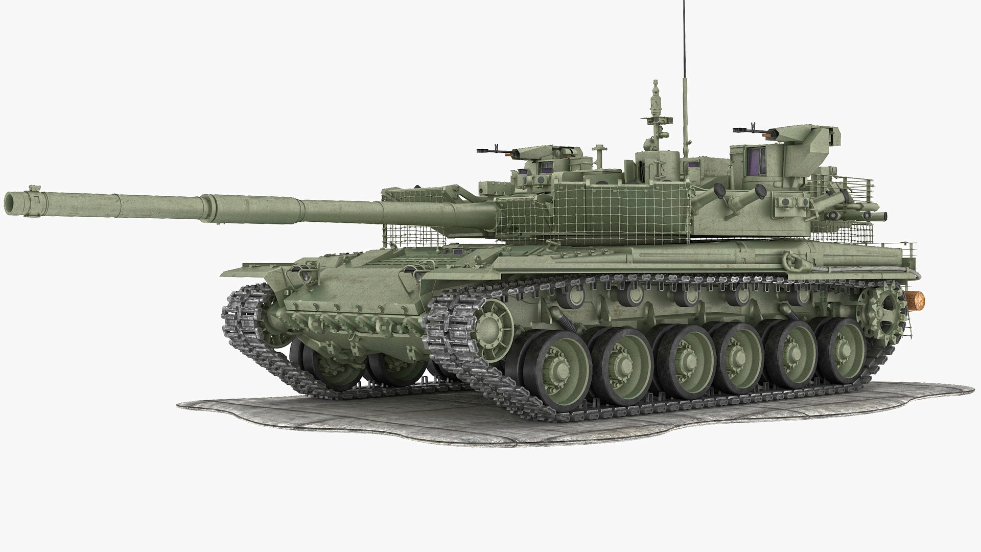3D T-80BVM BURLAK Main Battle Tank Model - TurboSquid 2279993