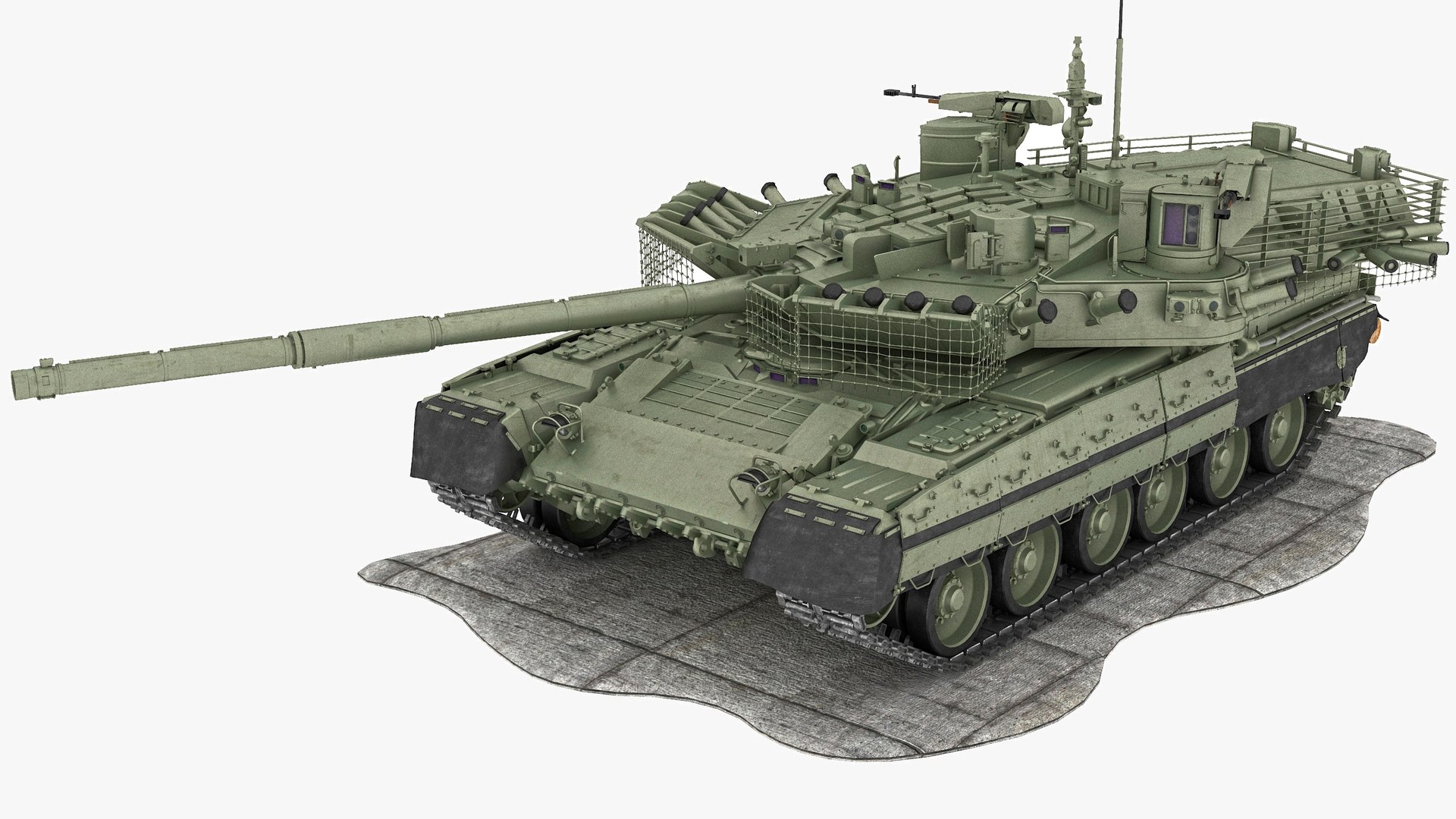 3D T-80BVM BURLAK Main Battle Tank Model - TurboSquid 2279993