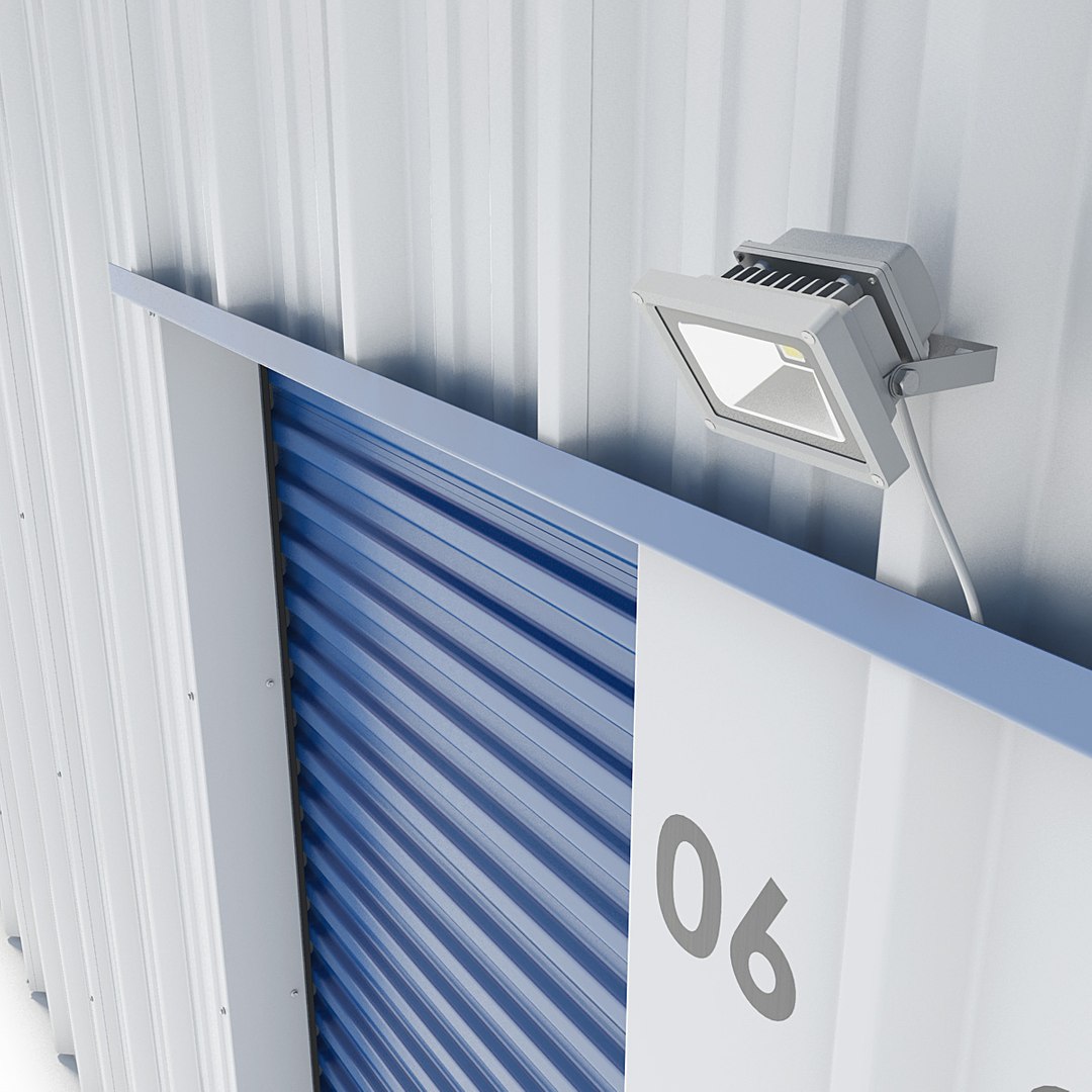 3d Self Storage Units Model