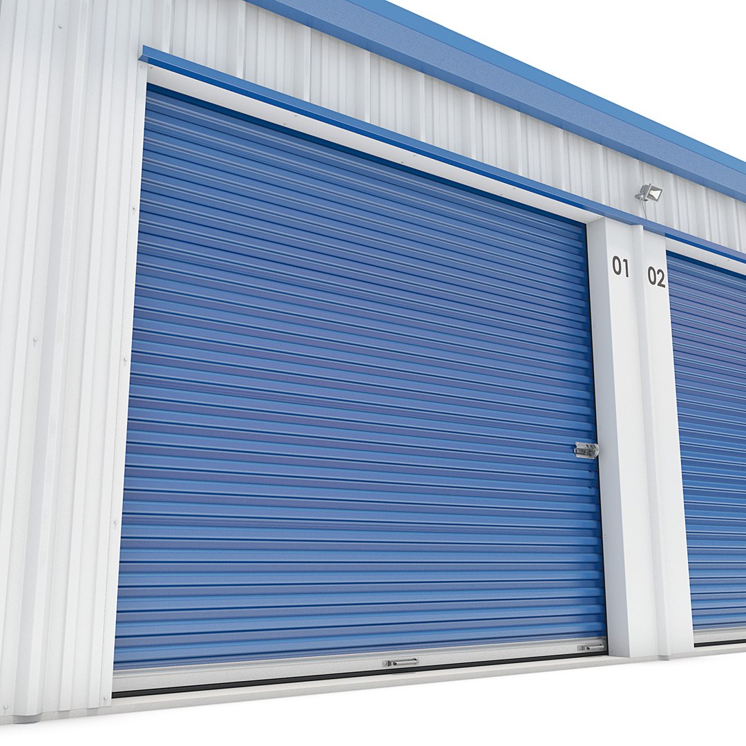 3d Self Storage Units Model