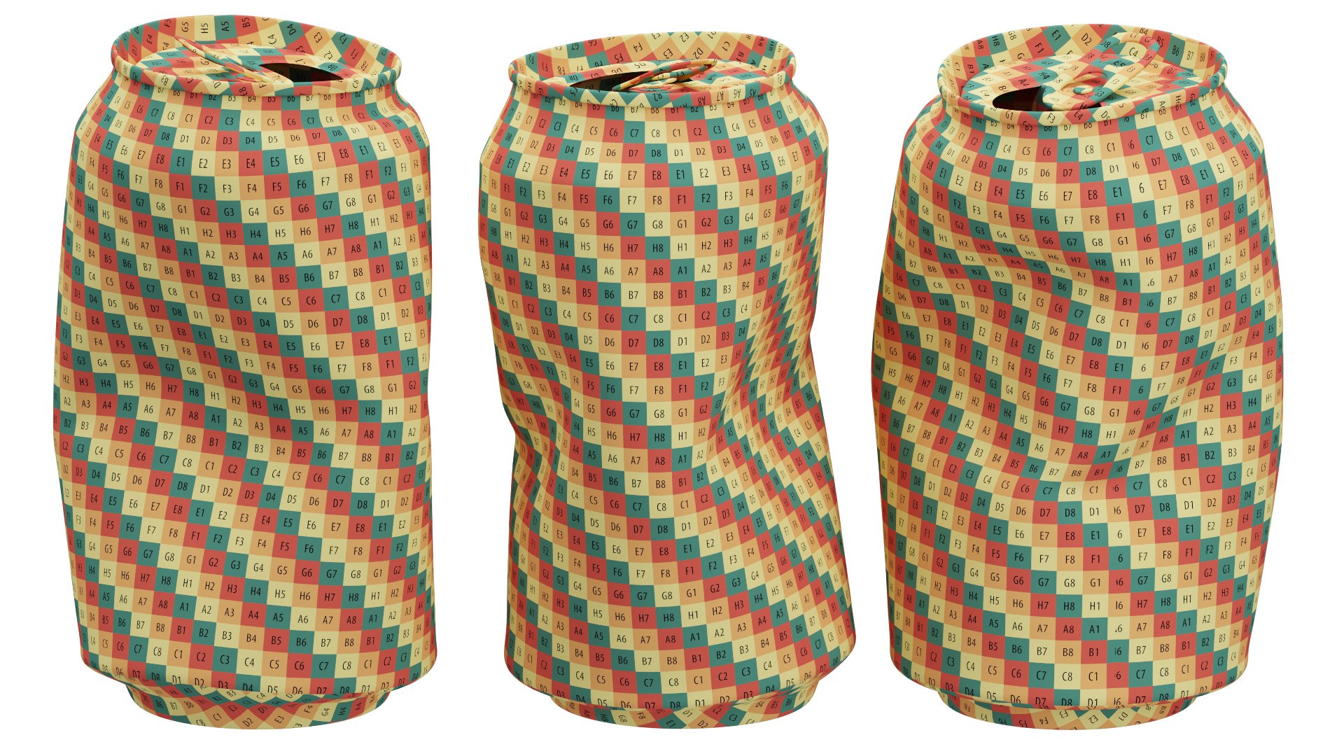 Crushed 1 Aluminum Can 355 ML 12 OZ 3D - TurboSquid 1990985