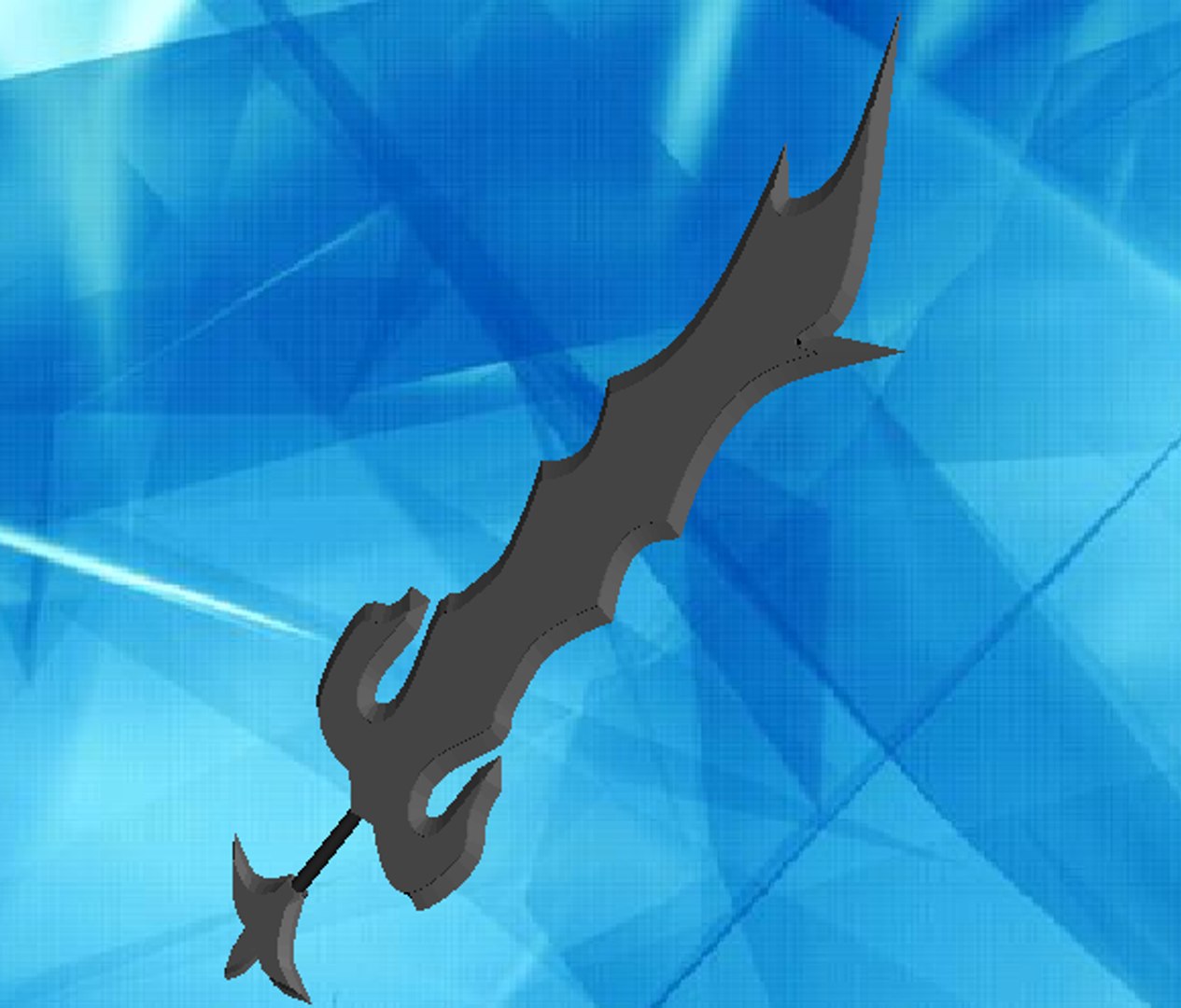 free sword gmax w 3d model