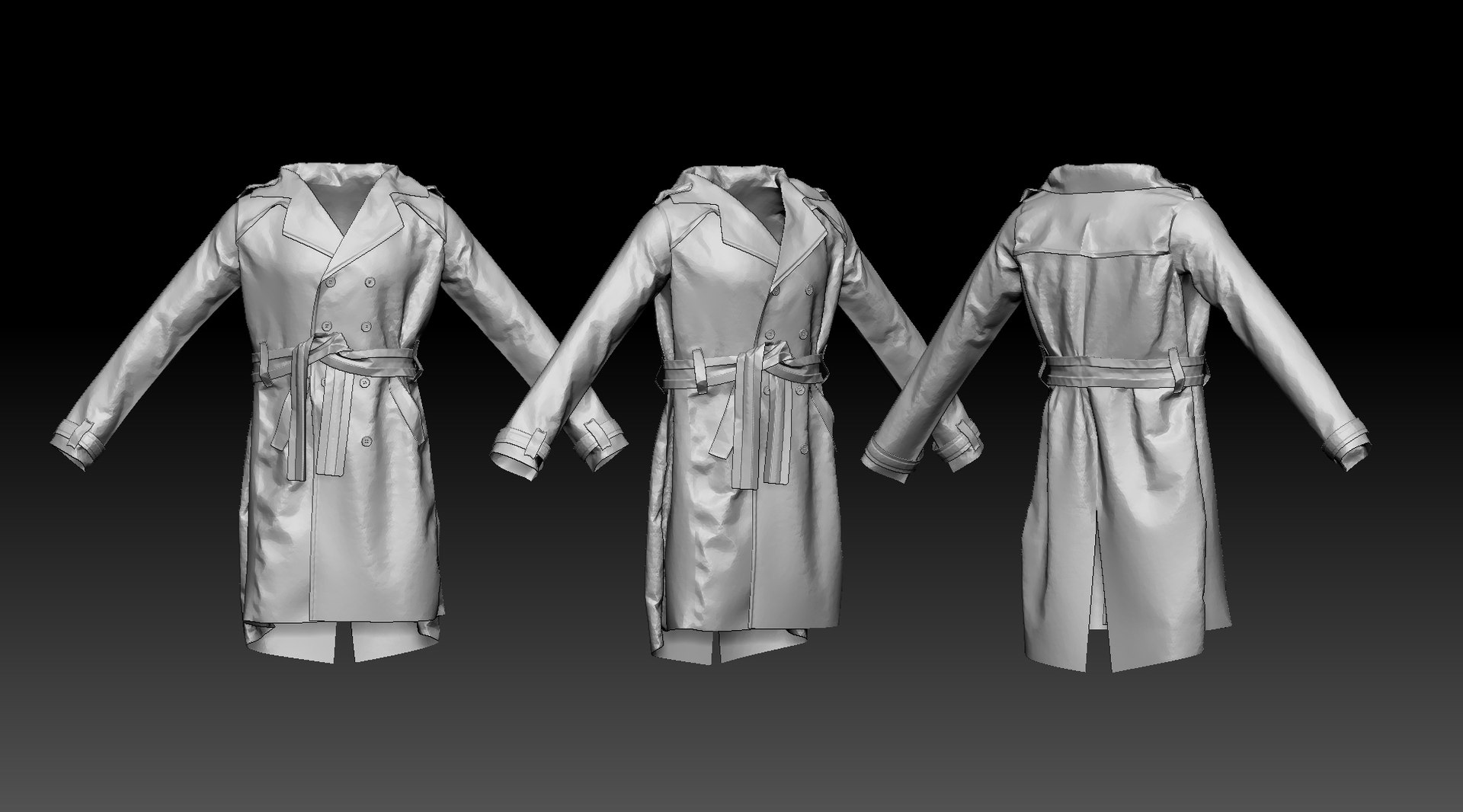 Coat Cloth 3D - TurboSquid 1656462