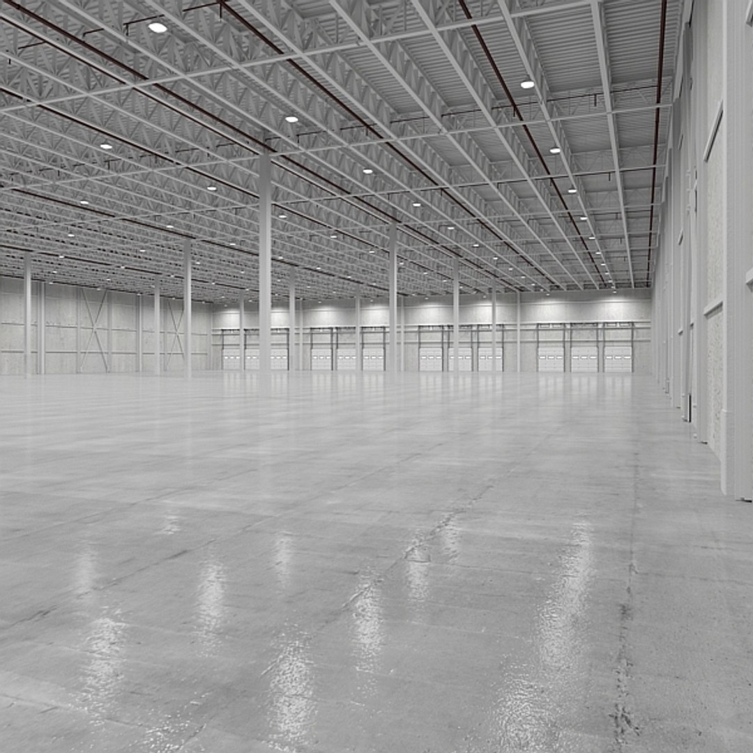 Base warehouse interor 3D model - TurboSquid 1338813