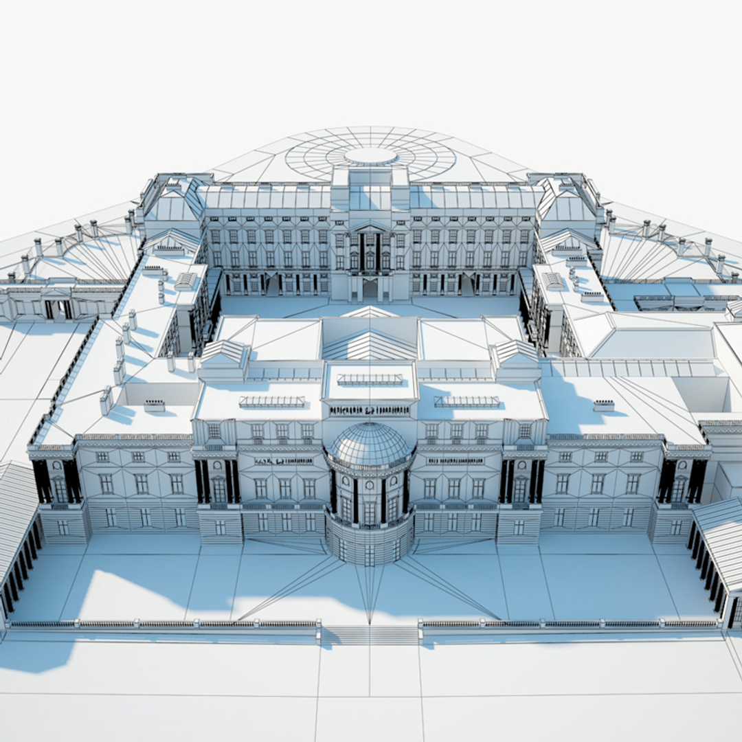 Palácio de Buckingham Modelo 3D - TurboSquid 1692207
