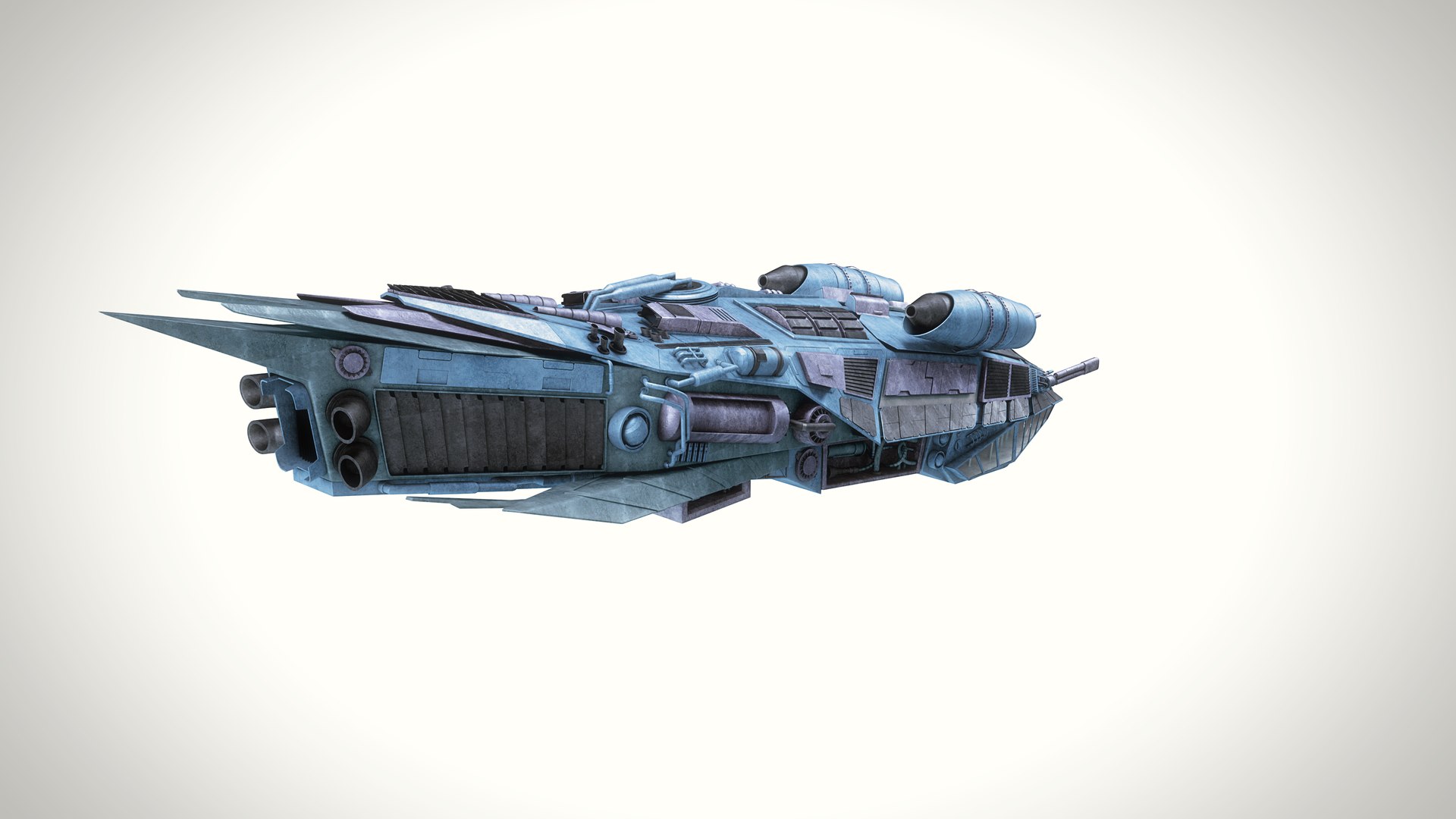 3d Model Aircraft Dropship