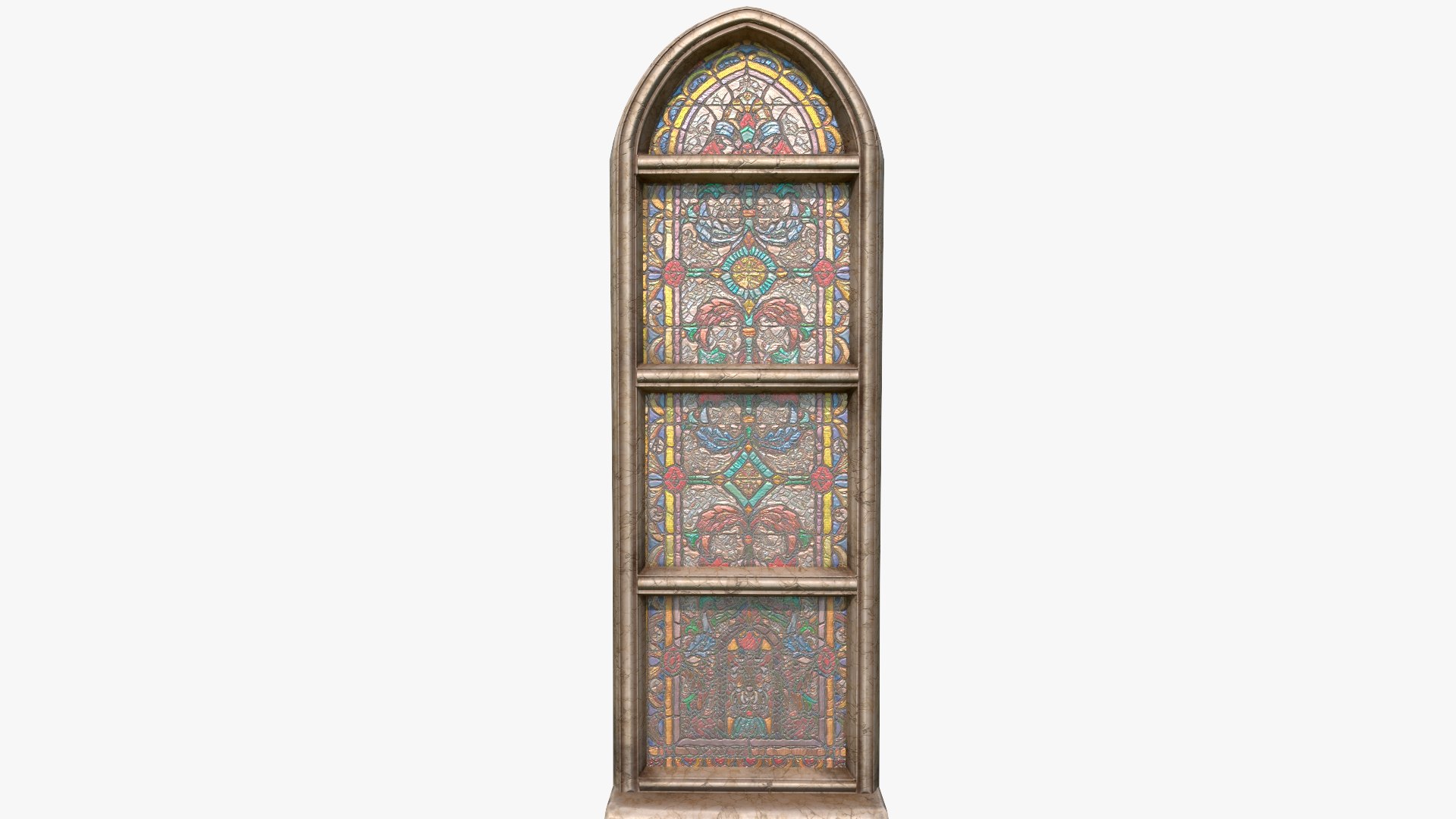 3D Stained Glass Church Window - TurboSquid 1819413