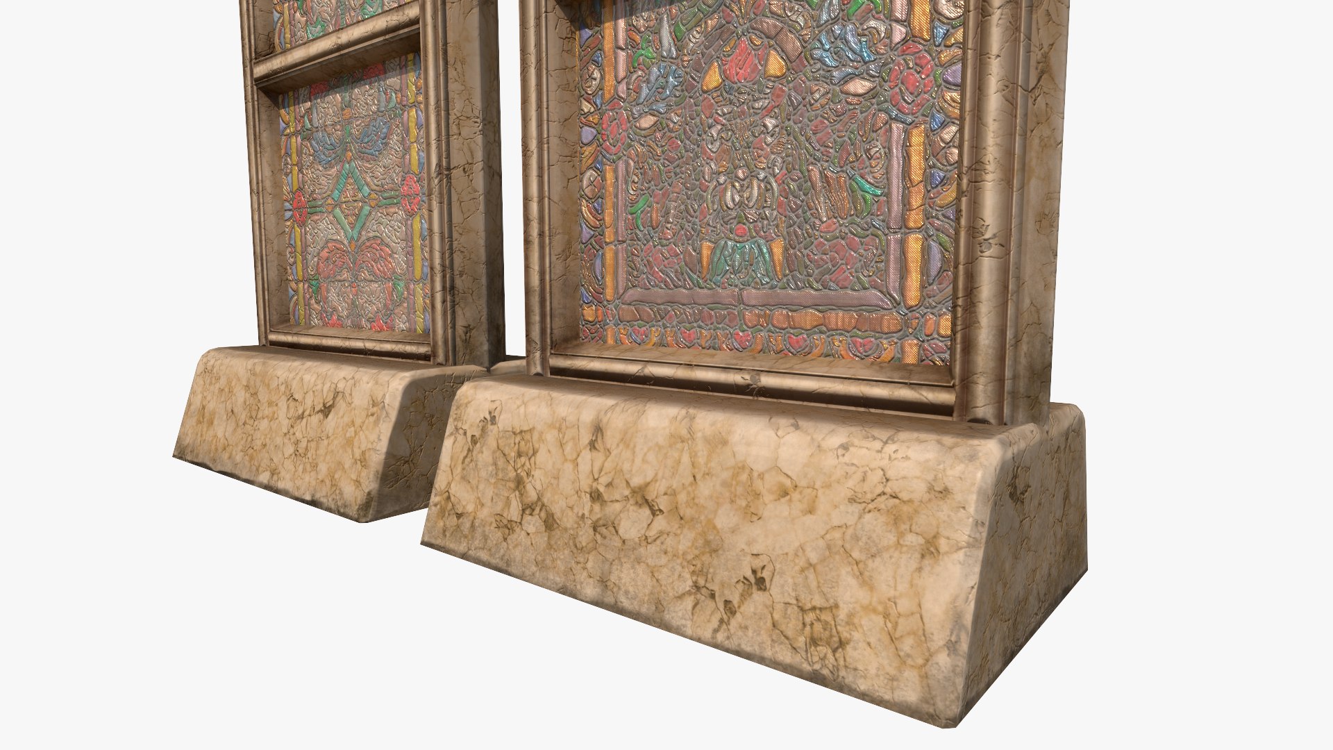 3D Stained Glass Church Window - TurboSquid 1819413